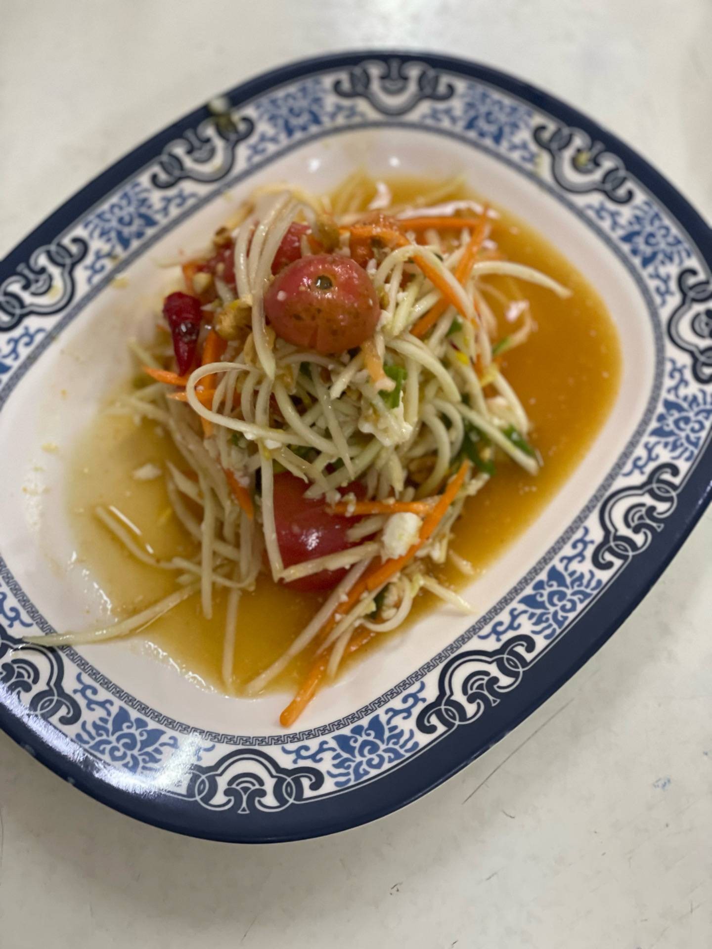 รูป ส้มตำเจ๊แดงสามย่าน ต้นตำหรับ