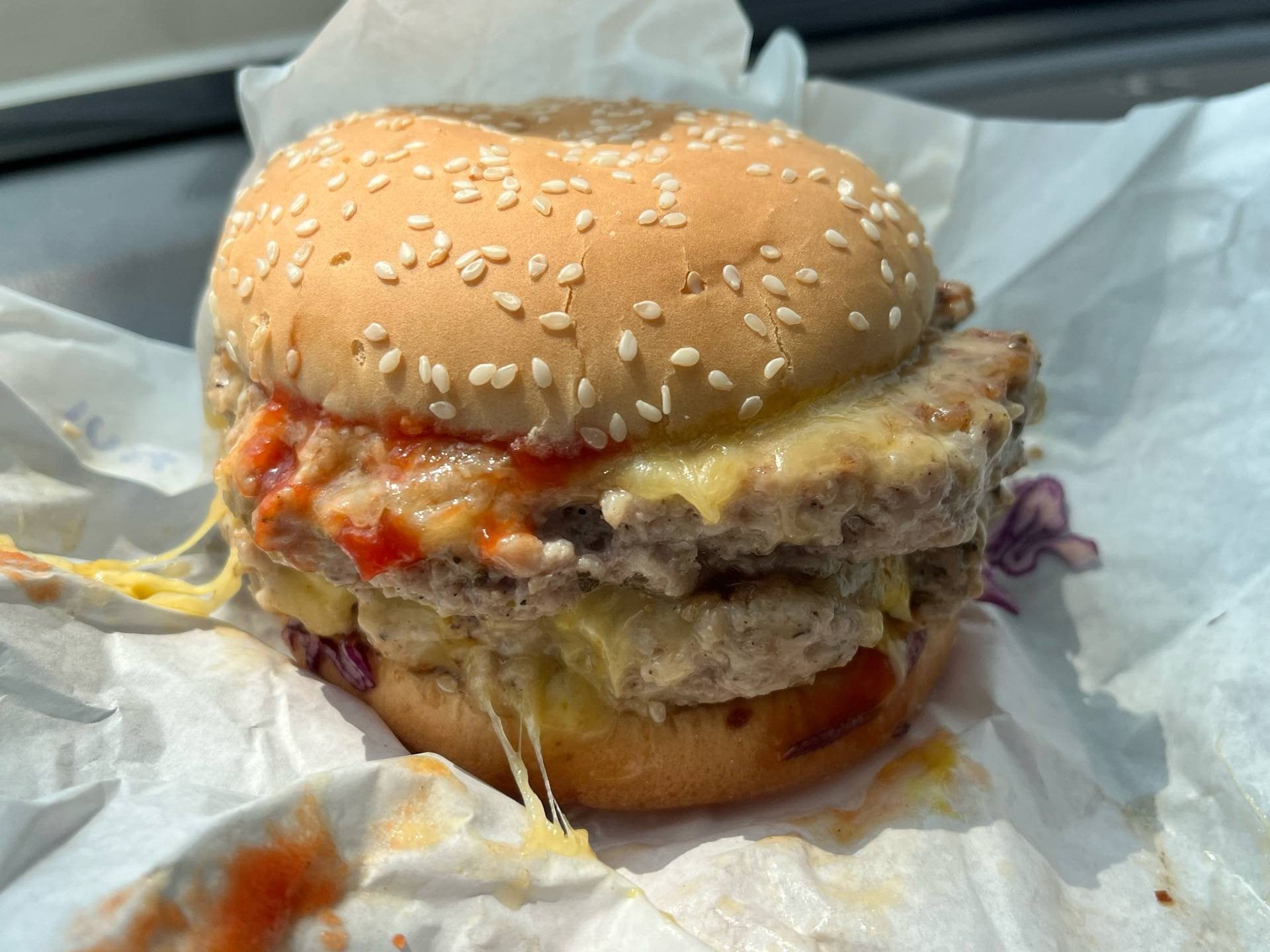 รีวิว Captains Corner Burgers Kebabs 7/11 หน้าหมู่บ้านมัณฑนา - มาจากบาง ...