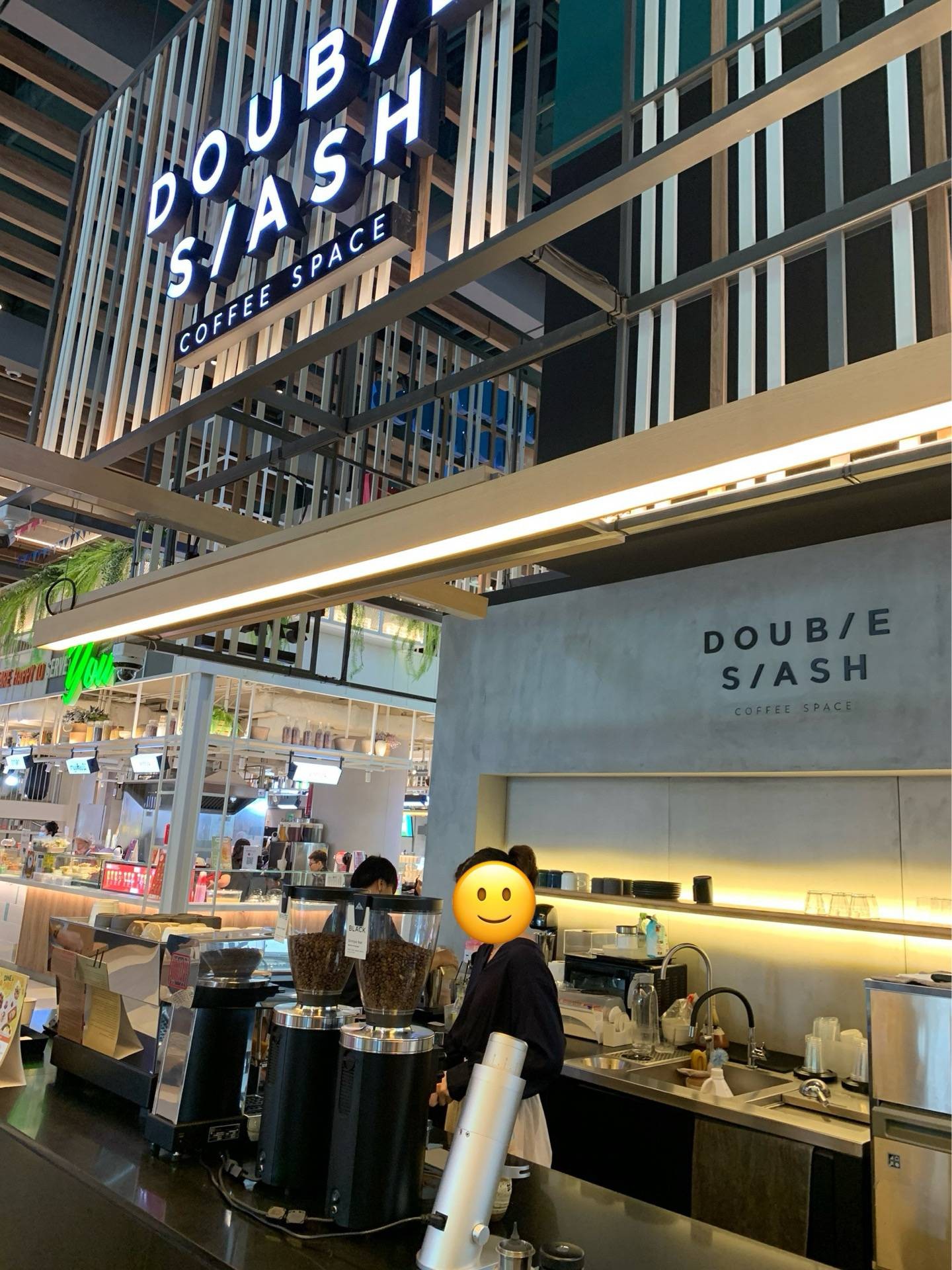 รีวิว DOUBLE SLASH // COFFEE SPACE ICS - กาแฟดีๆราคาไม่แรงในห้าง ICS