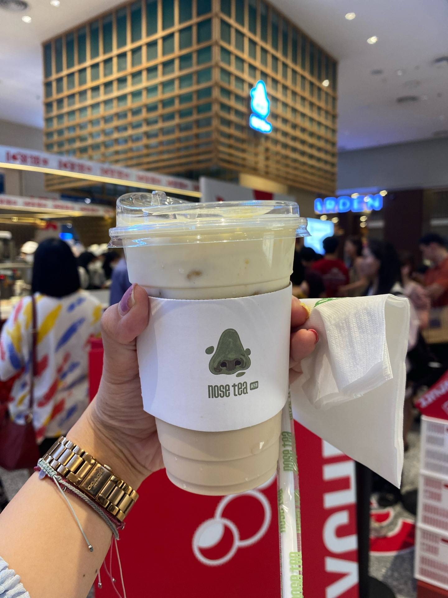 รีวิว Nose tea (โนส ที) เซ็นทรัลเวิลด์ - ครีมชีสดีมากกกกกกกก