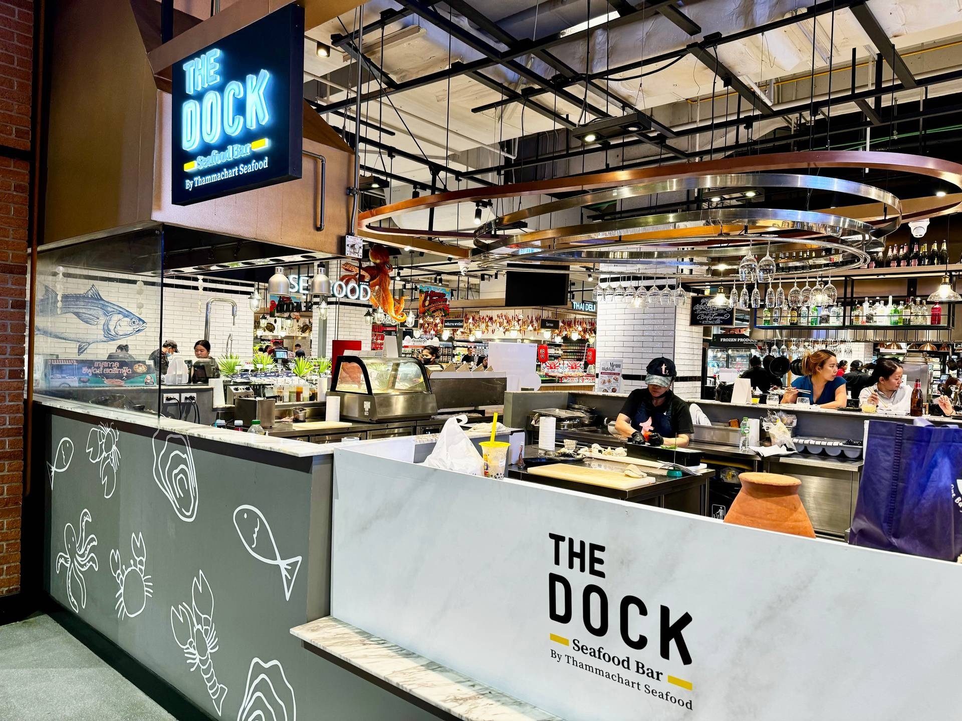 รีวิว The DOCK Seafood Bar เดอะมอลล์งามวงศ์วาน - “ The DOCK เดอะมอลล์ ...