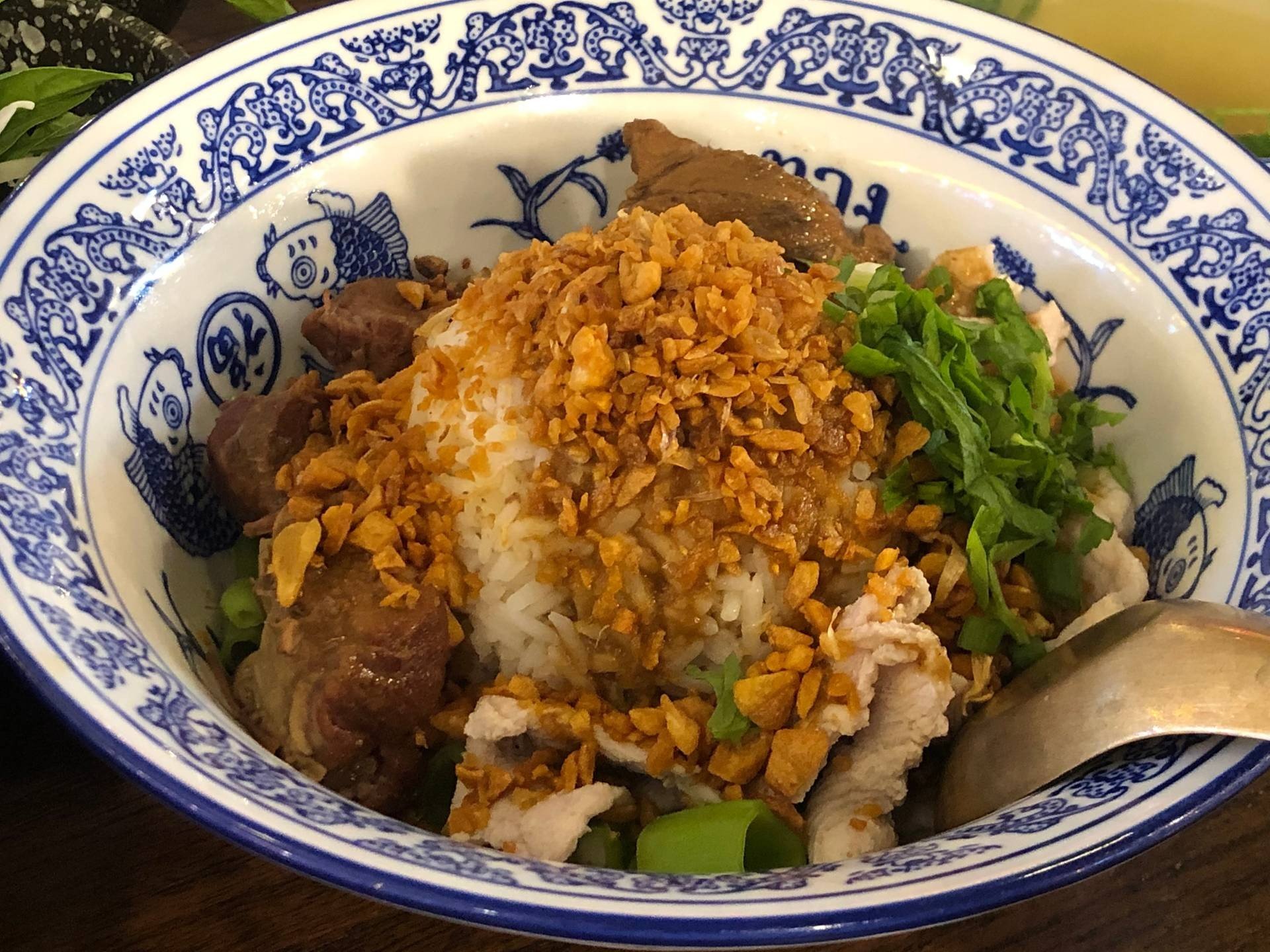 ข้าวต้มแห้งหมูตู๋น หมูสด ร้าน ThongSmith Siam Paragon ชั้น G