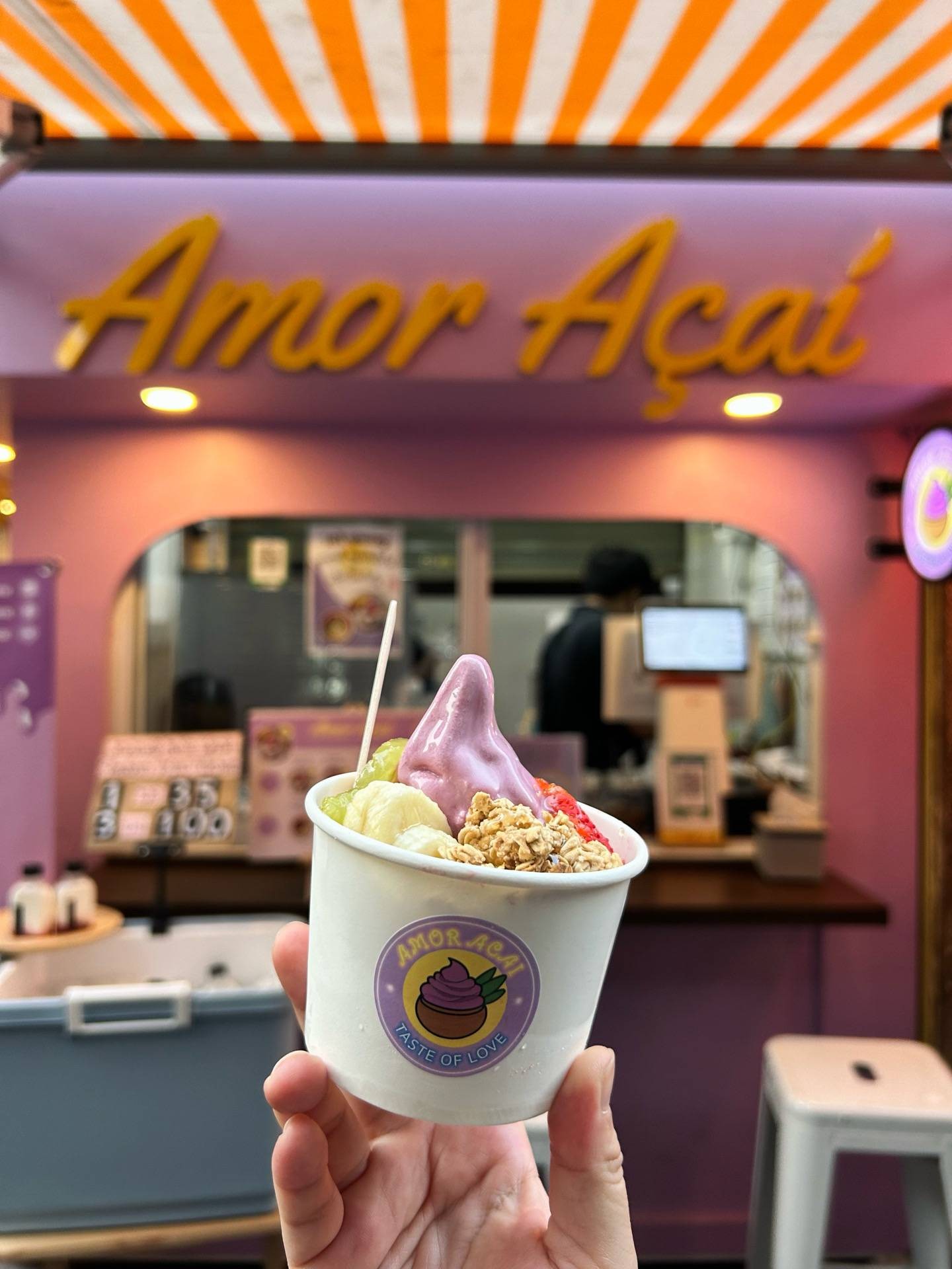 รีวิว Amor acai softserve - - สวรรค์คนรักไอติมอาซาอิ