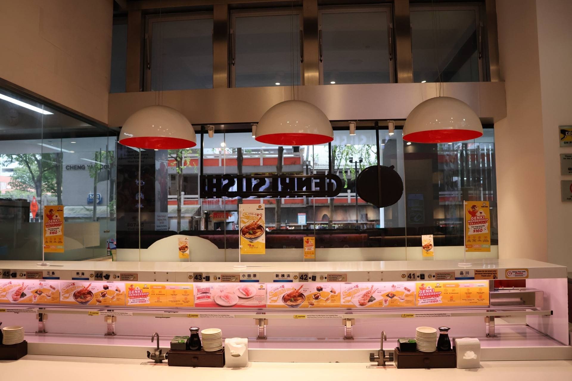 รีวิว Genki Sushi Bugis Plus - Genki Sushi 🍣 ร้านซูชิสายพานแบบชินคันเซน ...