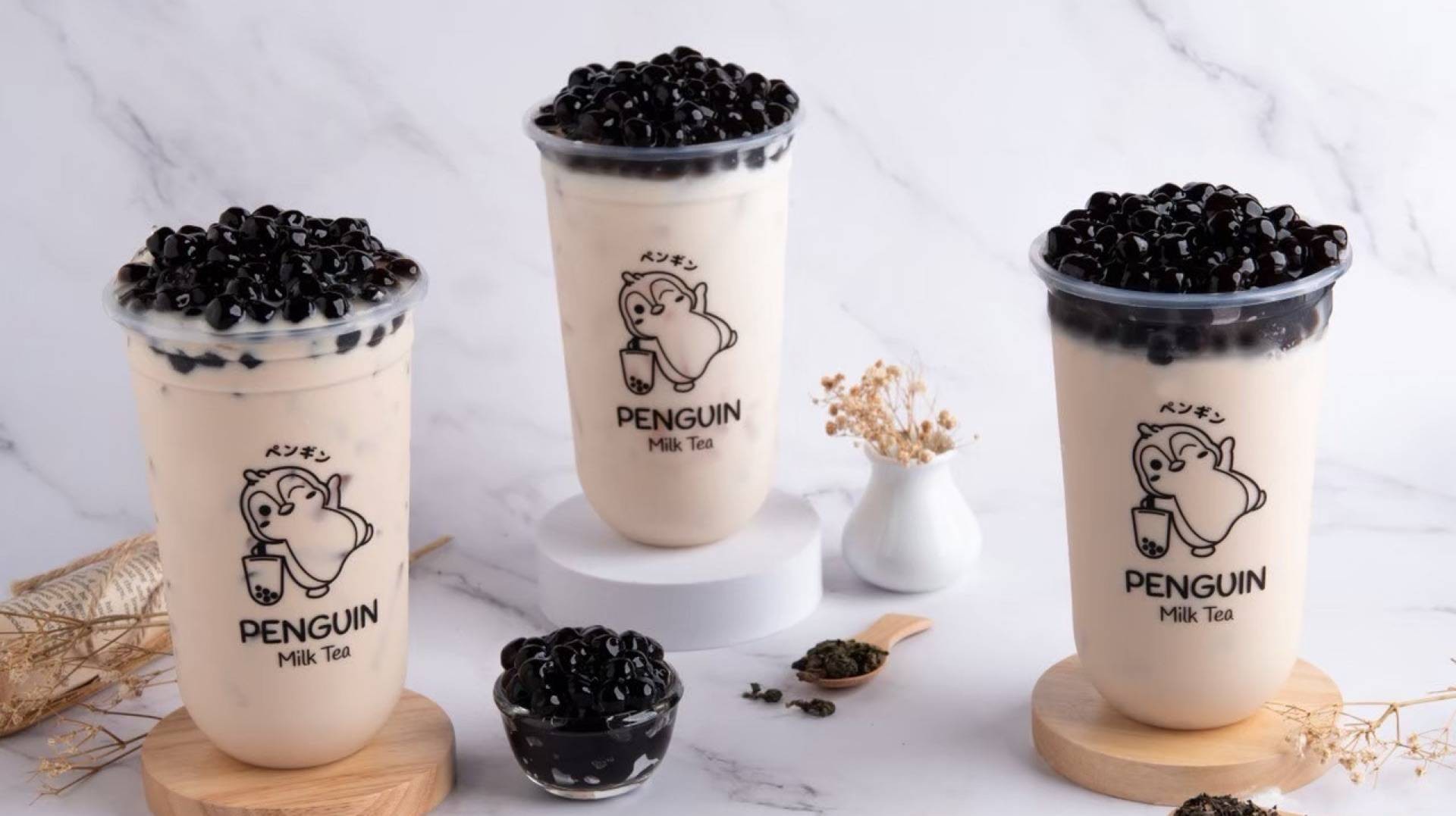 PENGUIN MILK TEA หน้าโลตัสโกเฟรชถนนจตุโชติ - สั่งอาหารเดลิเวอรี ...