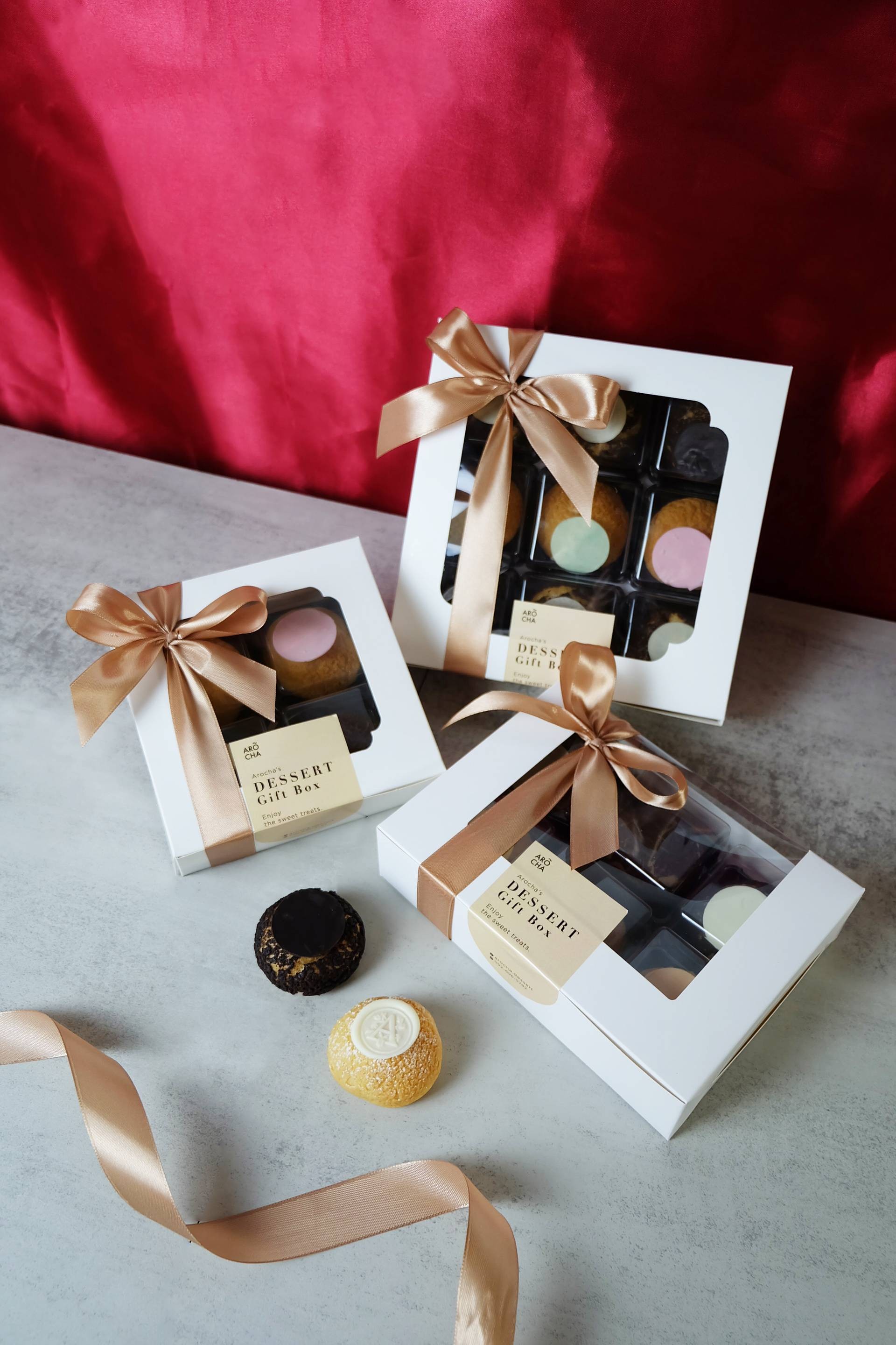 Fancy Choux POP Gift Box 9 Pcs ร้าน Arocha Choux & Dessert สาขาสาธุประดิษฐ์