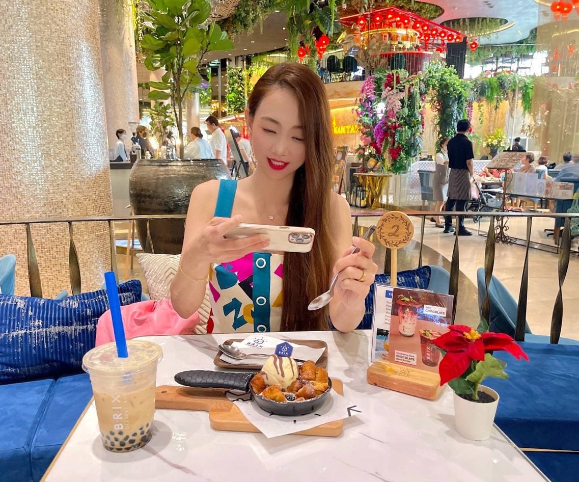 รีวิว BRIX Dessert Bar Icon Siam - เมนูขนมหวานสุดเริ่ศ