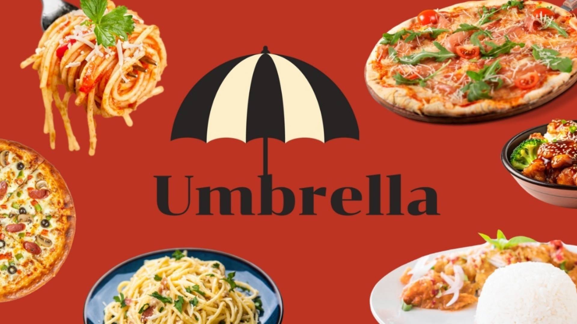 Umbrella food Pizza Spaghetti ข้าวไก่กรอบตามสั่ง - สั่งอาหารเดลิเวอรี ...
