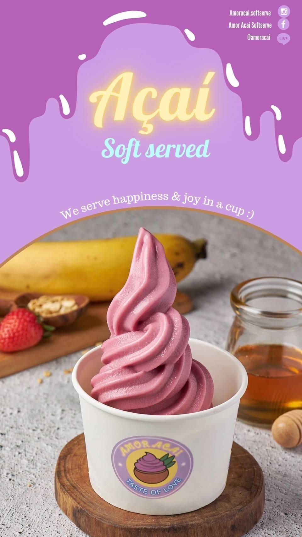 Amor acai softserve - | สั่งอาหารออนไลน์ล่วงหน้า รับที่ร้านผ่านแอป ...