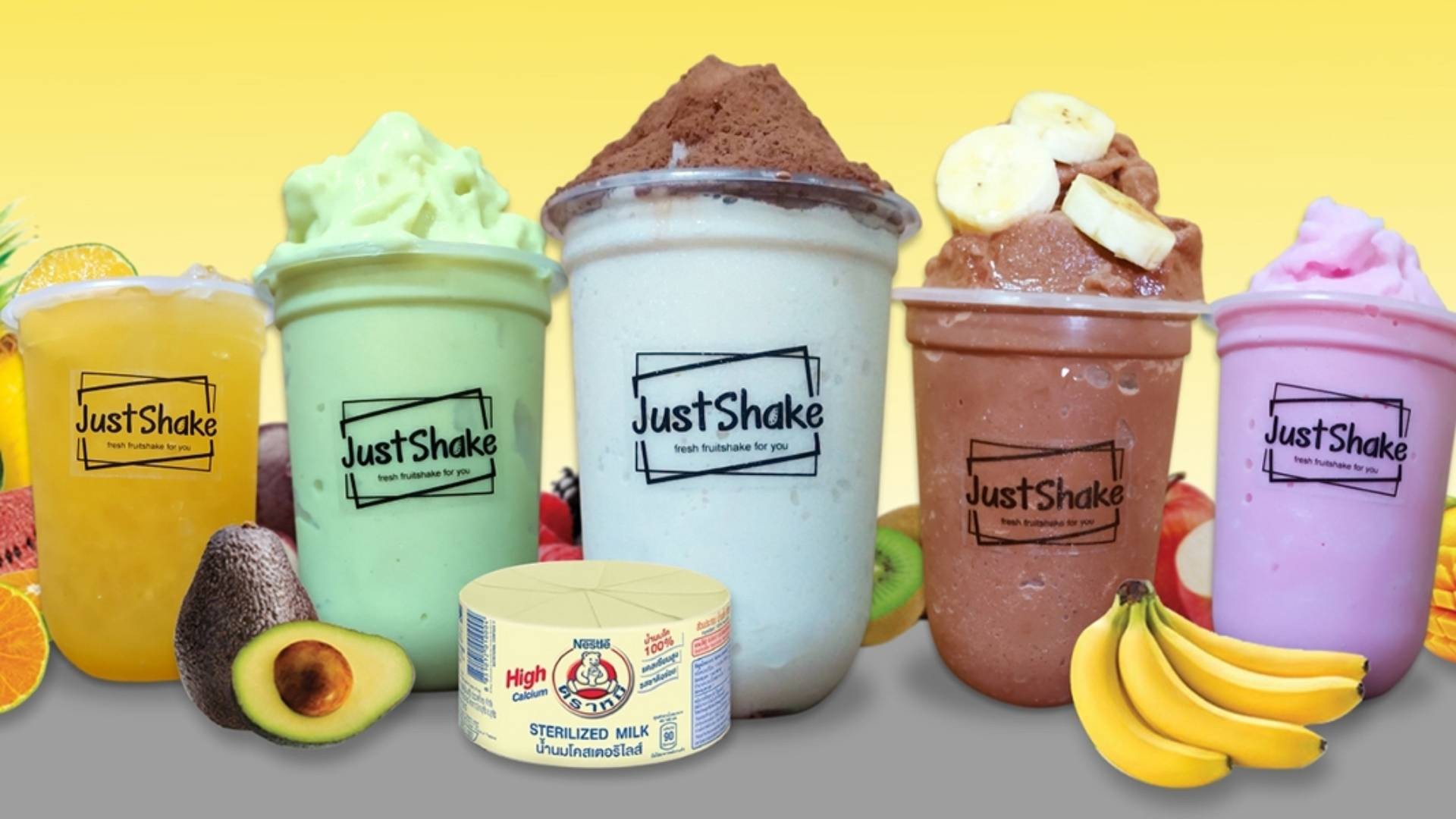 Just Shake (เชียงใหม่ 89) น้ำผลไม้ปั่นและมิลค์เชค - สั่งอาหารเดลิเวอรี ...