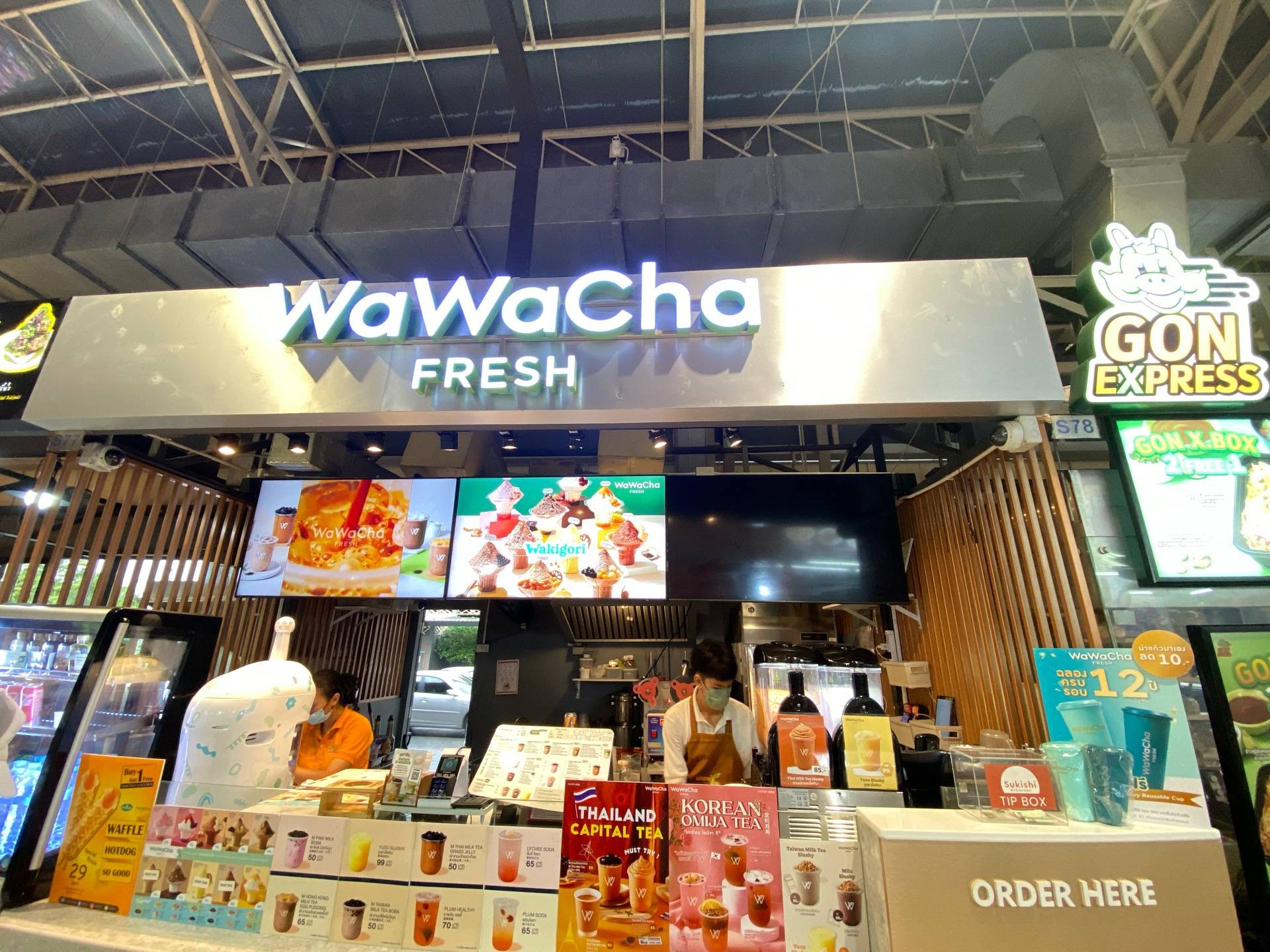 รีวิว Wawa Cha ตลาดสดธนบุรี - ชาเข้มถึงใจจากใบชาไต้หวัน