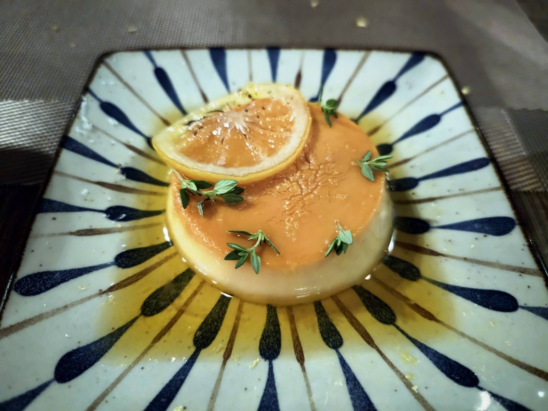 Flan ร้าน RED Nikkei & Steak Bar