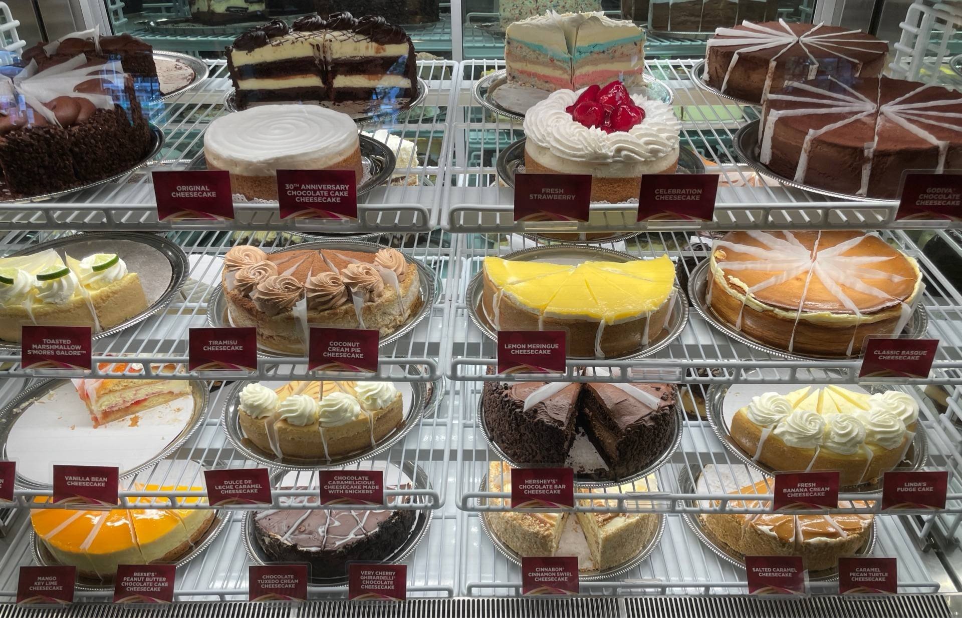 Cheesecakes ร้าน The Cheesecake Factory เซ็นทรัลเวิลด์
