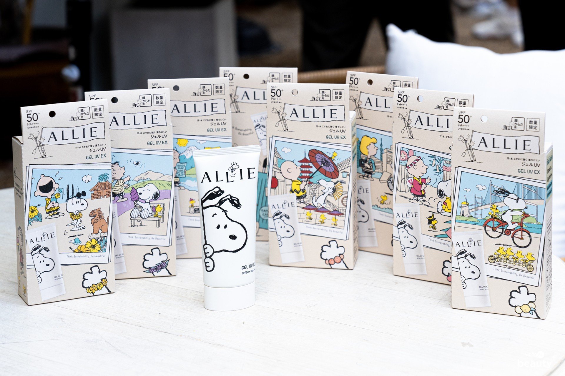 ชวนเดินทางไปกับ ALLIE X PEANUTS กันแดดสัญชาติญี่ปุ่นในแพ็กเกจสุดคิวต์