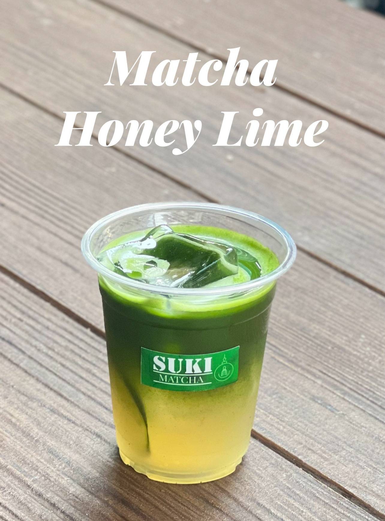 รีวิว suki matcha - Matcha Honey Lime