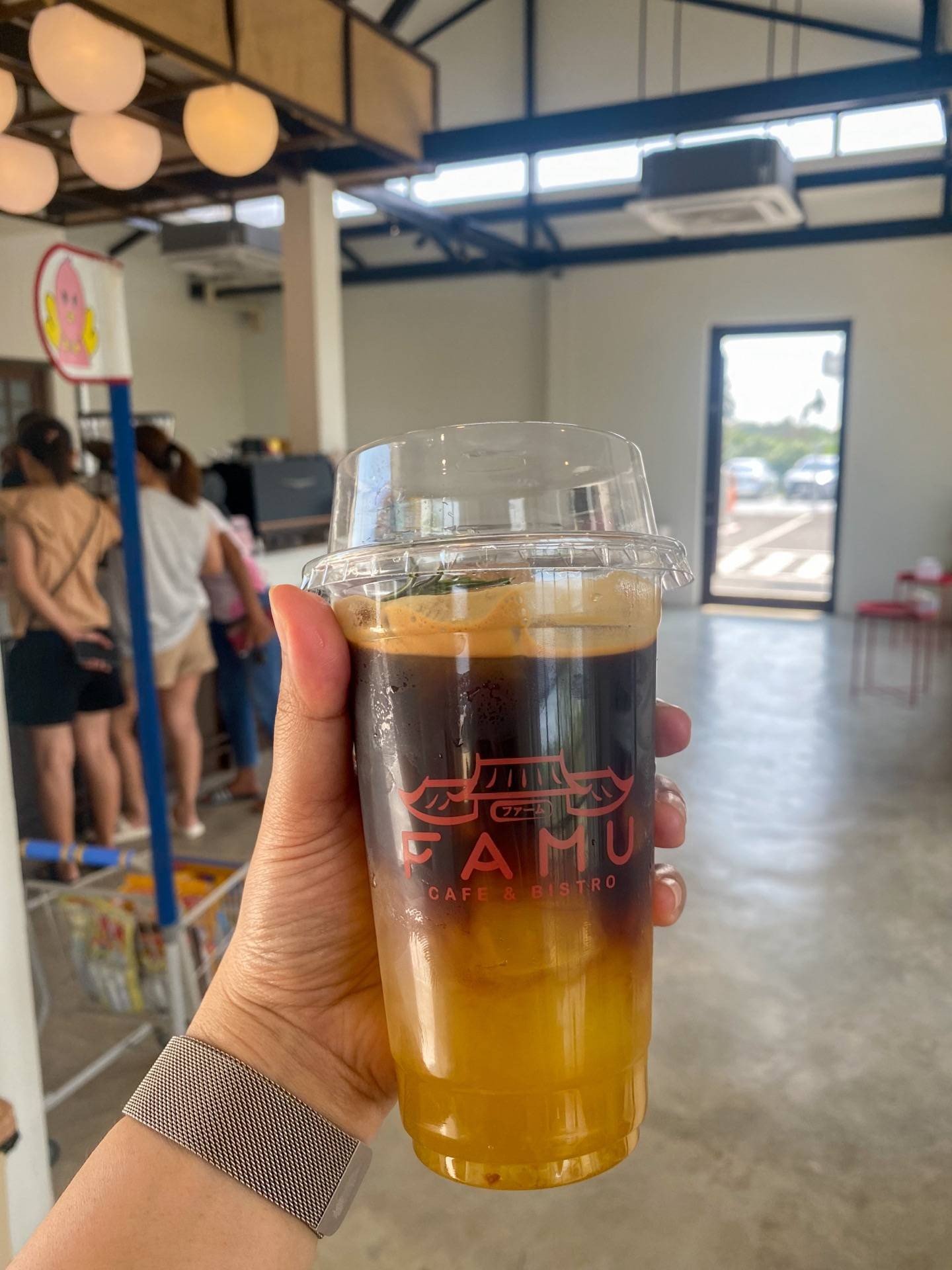 อเมริกาโน่ยูซุเย็น ร้าน FAMU Cafe & Bistro