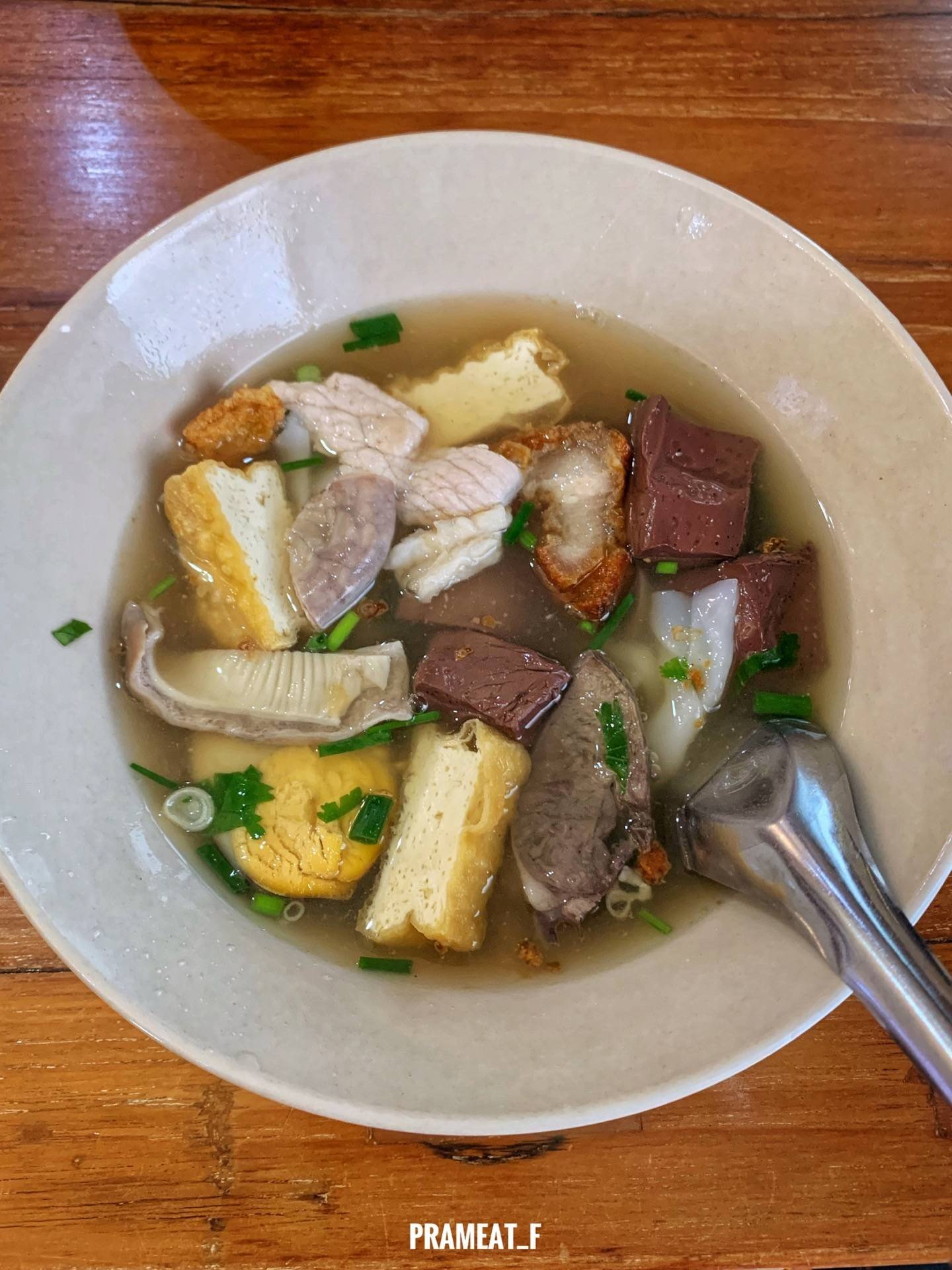 รีวิว เลือดหมูบ้านแม่ศรี - มาชิมตามรีวิว wongnai