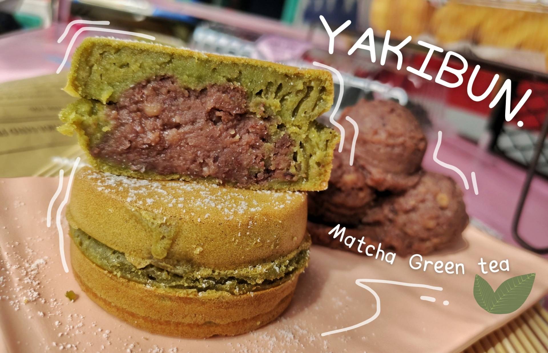 รีวิว YAKI BUN (ยากิบัน) - เมนูใหม่ เอาใจคนรักชาเขียวมัทฉะ ถั่วแดง 💚 ...