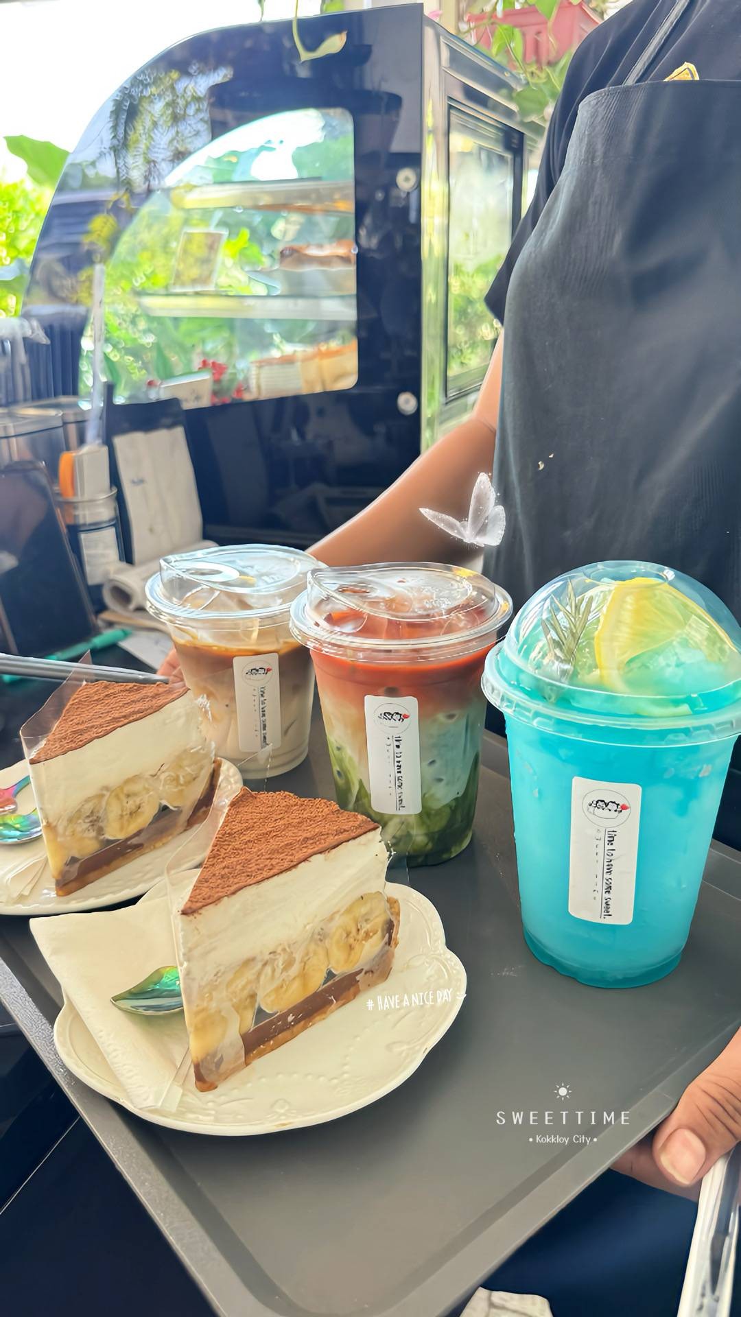 รีวิว SWEET TIME - เครื่องดื่มอร่อย เค้กดีมาก จอดรถง่าย