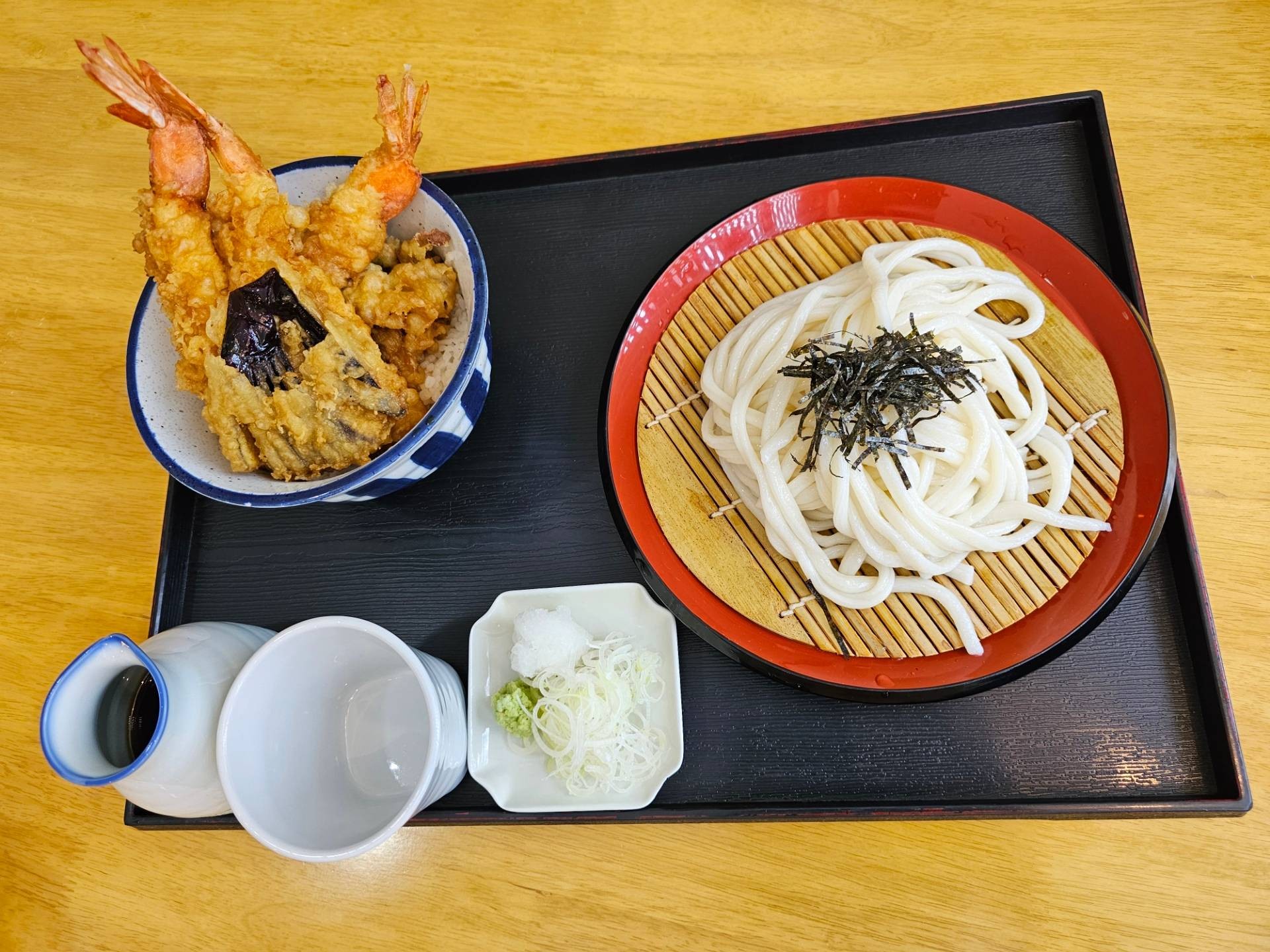 Ten Don Udon Set ร้าน Sunami Homemade Soba & Udon
