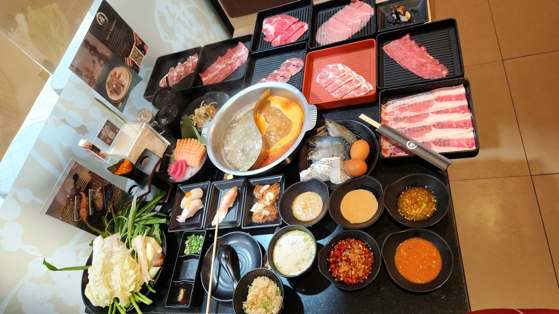 รีวิว Masaru Shabu & Sushi Buffet เดอะวอร์ค ราชพฤกษ์ - ชาบูพรีเมียมบุฟเฟต์