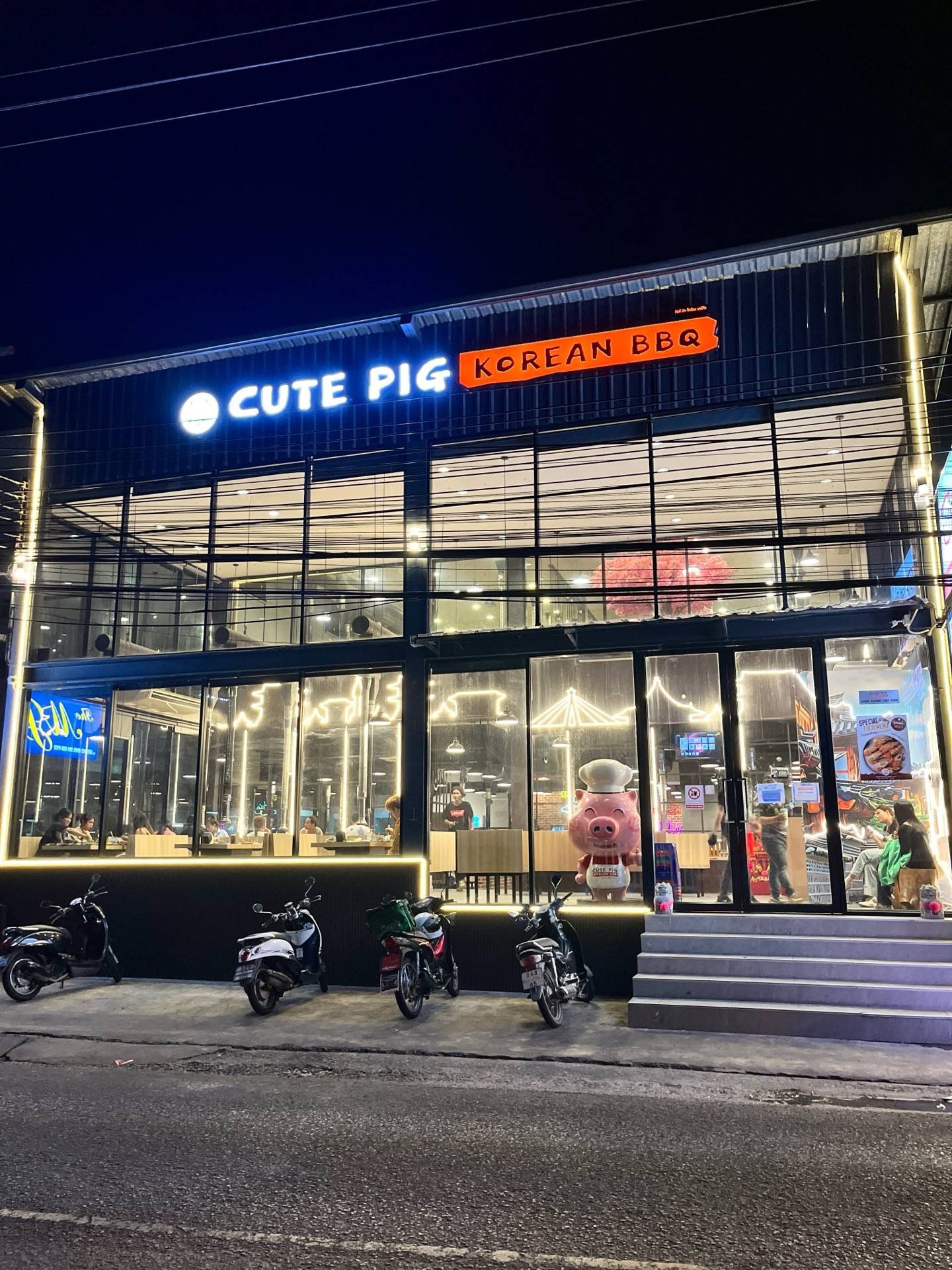 รีวิว CUTE PIG Korean BBQ บางแสน - อร่อยที่สุดในบรรดาปิ้งย่างเกาหลี ที่ ...