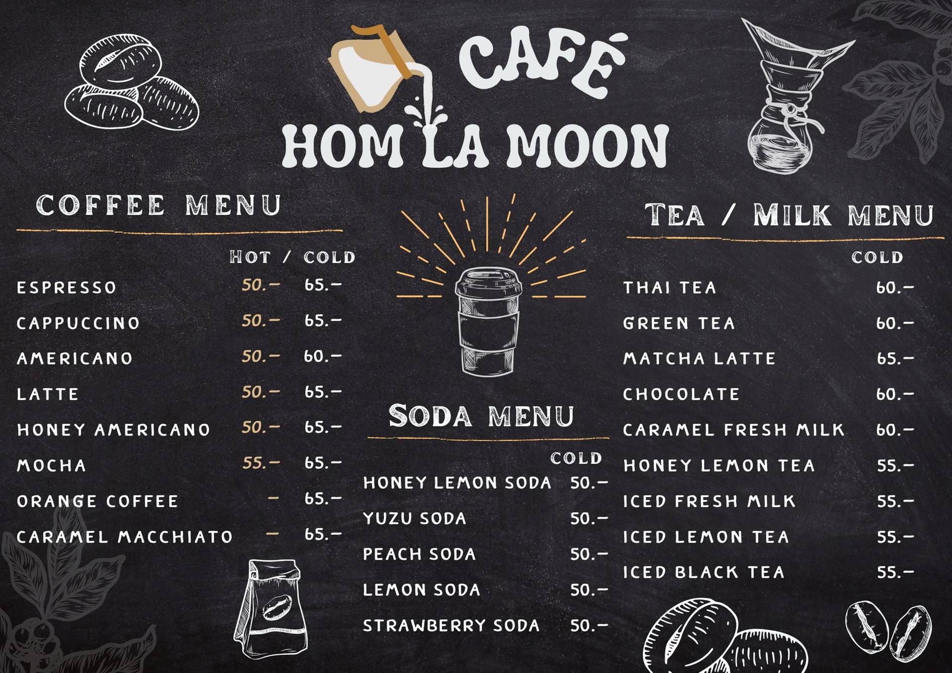 Cafe Hom la moon - - สั่งอาหารเดลิเวอรี | Wongnai x LINE MAN