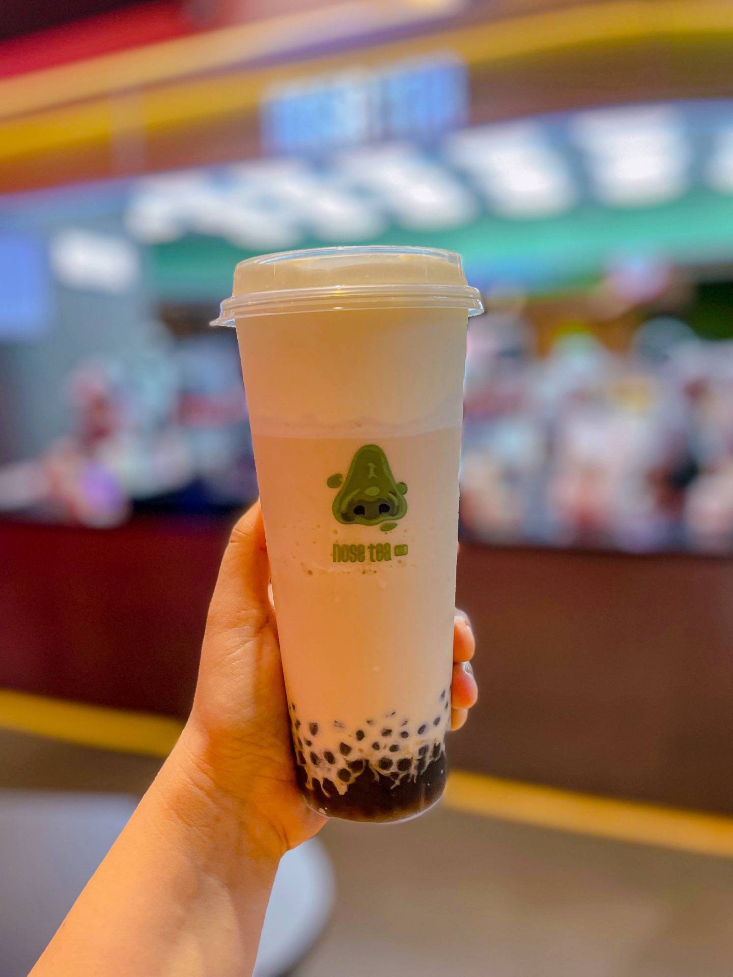 รีวิว Nose tea สามย่าน มิตรทาวน์ (Samyan Mitrtown) - ไข่มุกอร่อยมาก