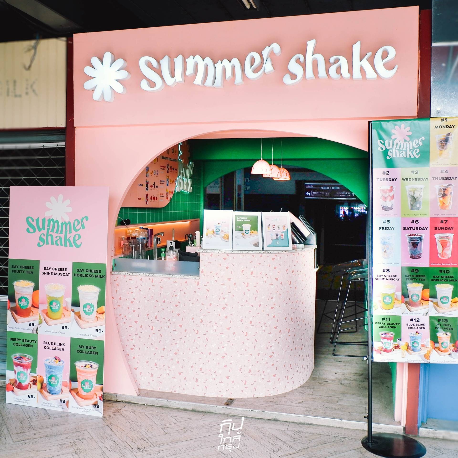 รีวิว Summer Shake BKK - สมูทตี้หลากหลายรส ใช้ผลไม้สดแท้ๆ ปั่นละเอียด ...