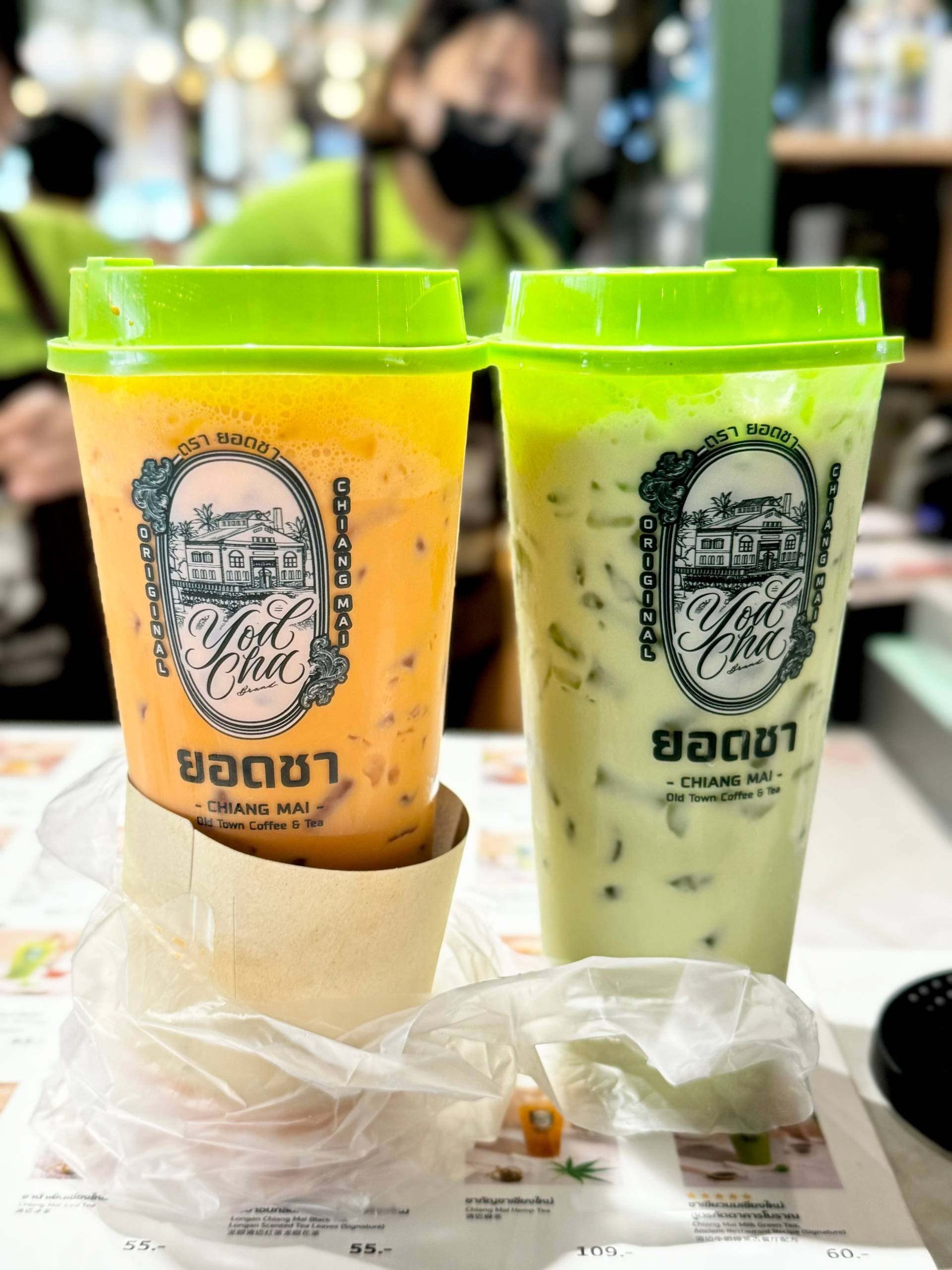 กรีนทรีลาเต้เชียงใหม่ ชิกเนเจอร์ ต้นตำรับ ร้าน ยอดชา (Yodcha) อาคารรัฐสภา