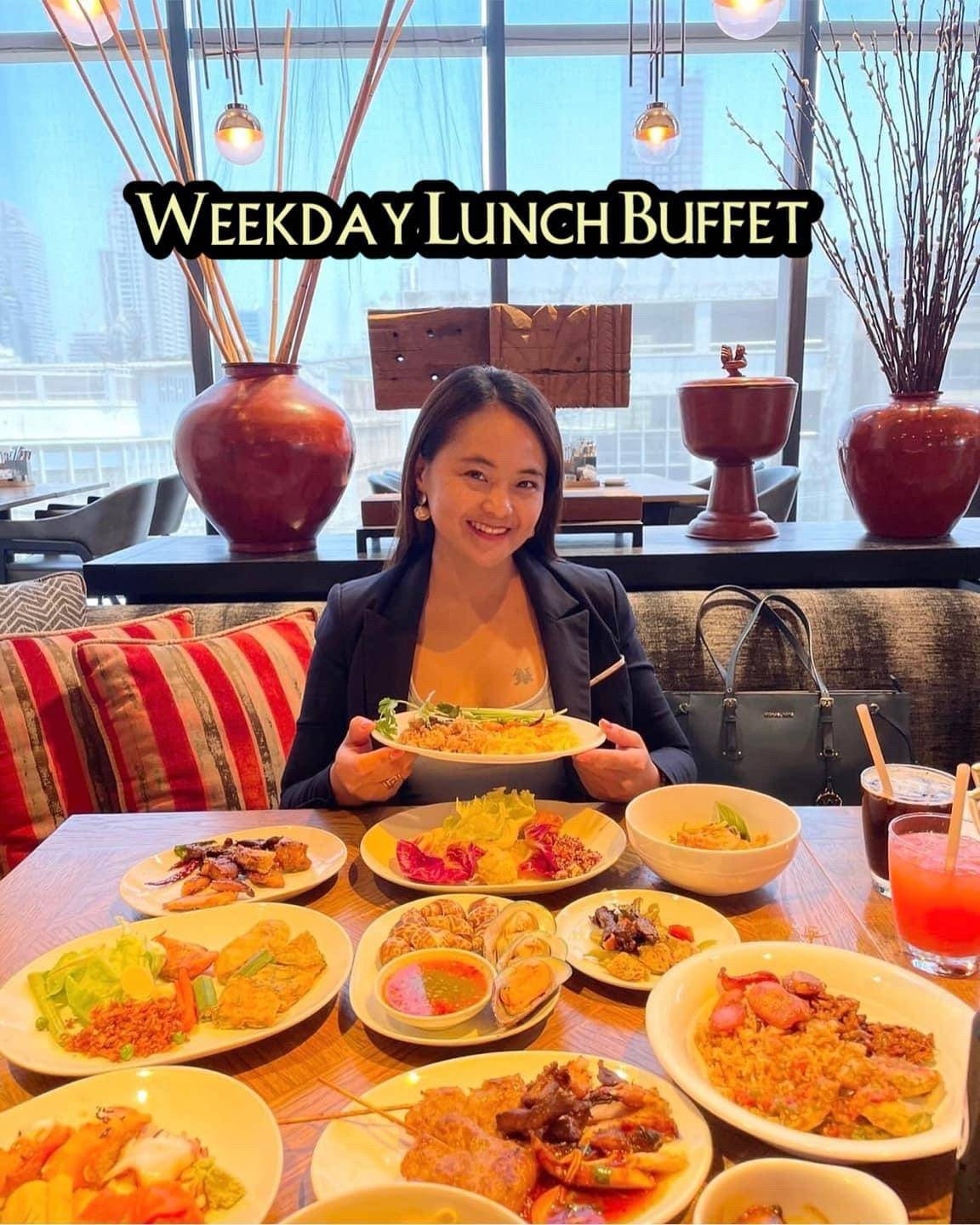 รีวิว Praya Kitchen Bangkok Marriott Hotel สุรวงศ์ - lunch buffet