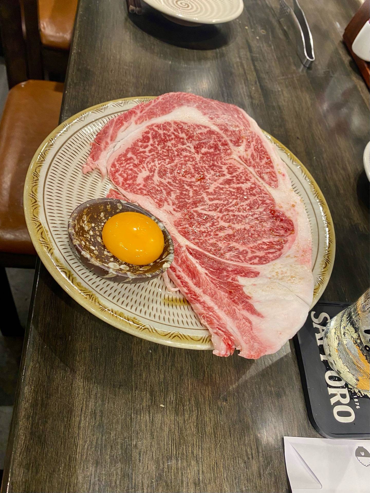Kazusa Wagyu Sirloin ร้าน Oniku to gohan
