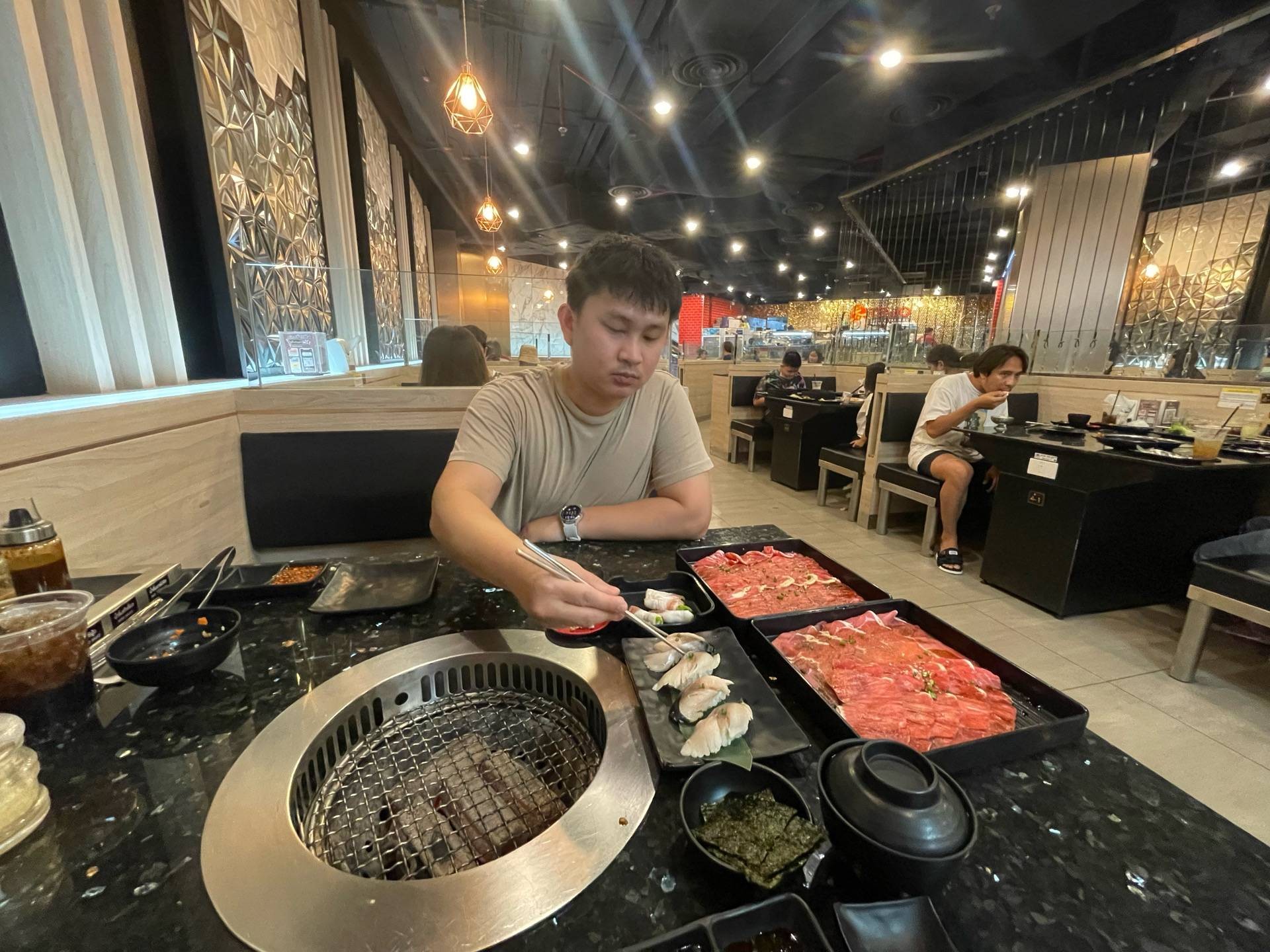 รีวิว Tenjo Sushi & Yakiniku Premium Buffet Seacon Square - บุฟเฟ่ต์สายเนื้อ บุฟเฟ่ต์ปิ้งย่าง