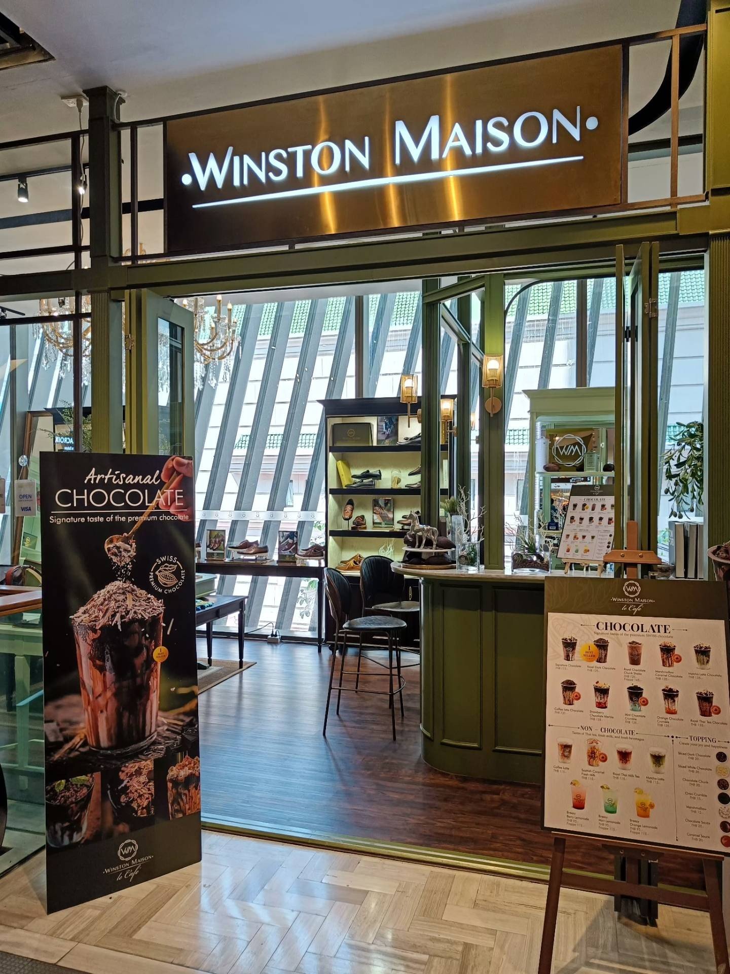 รีวิว Winston Maison Le Café Gaysorn Tower - คาเฟ่ช็อกโกแลตแสนอร่อย ที่ ...