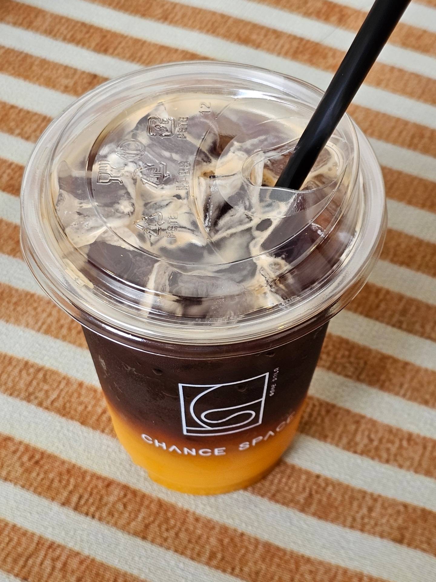 Americano Orange ร้าน Chance Space coffee Bangna