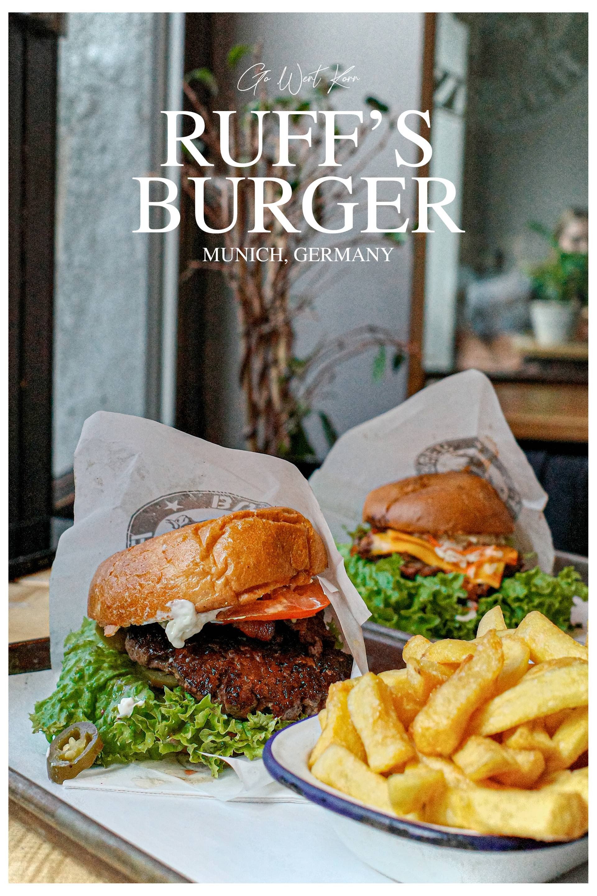 ร้าน Ruff's Burger Munich | รีวิวร้านอาหาร
