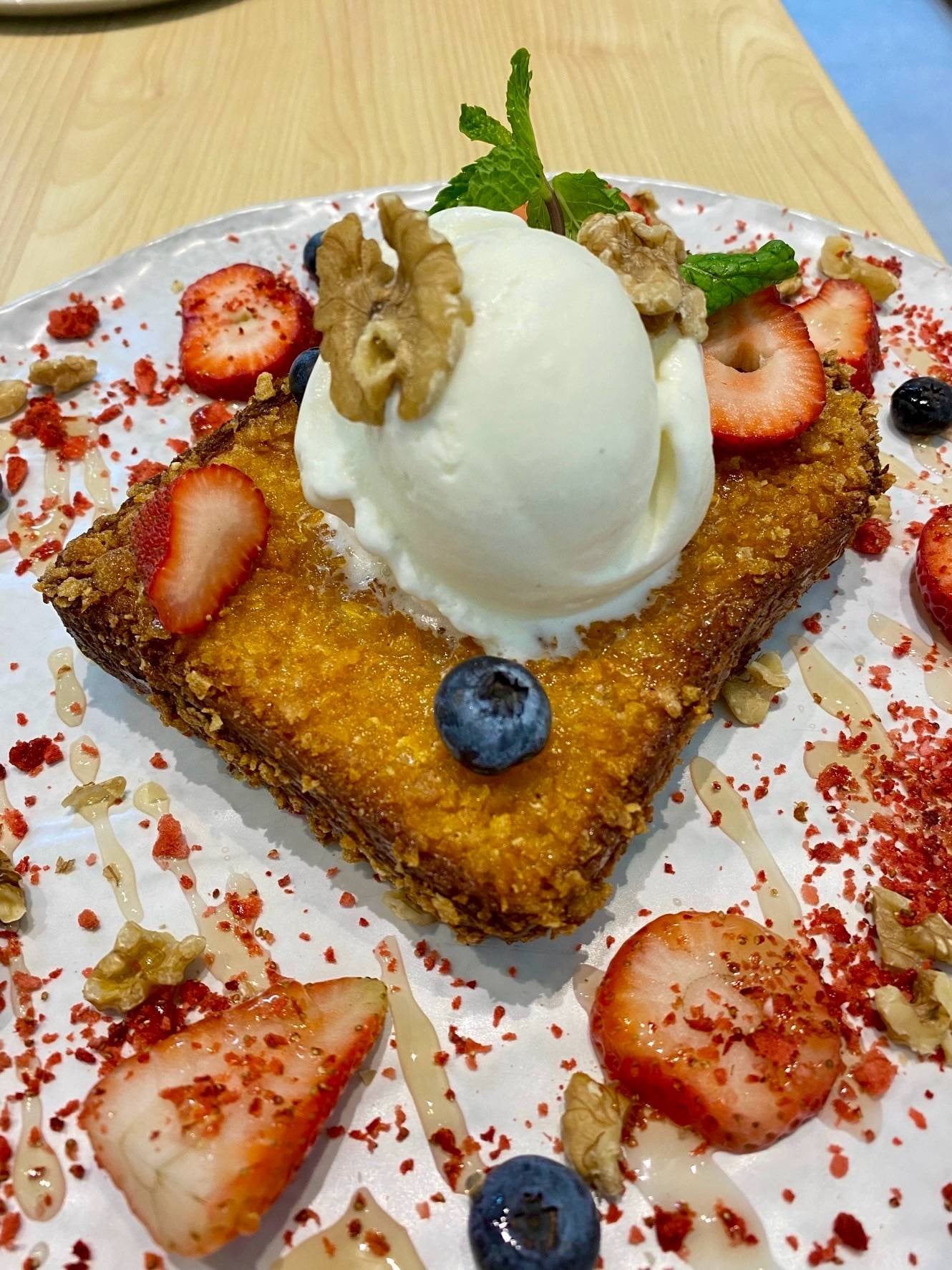 Crispy French Toast ร้าน Toby's สุขุมวิท 38