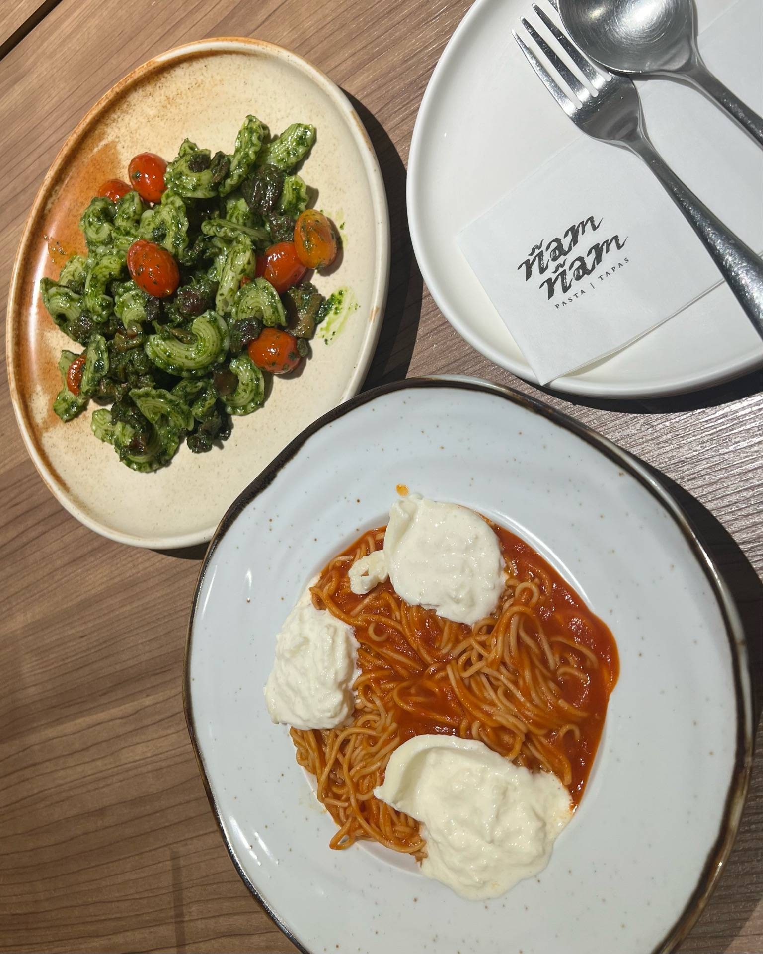 รีวิว Ñam Ñam Pasta & Tapas Central Ladprao - ñamñam : พาสต้าเส้นสด🍝