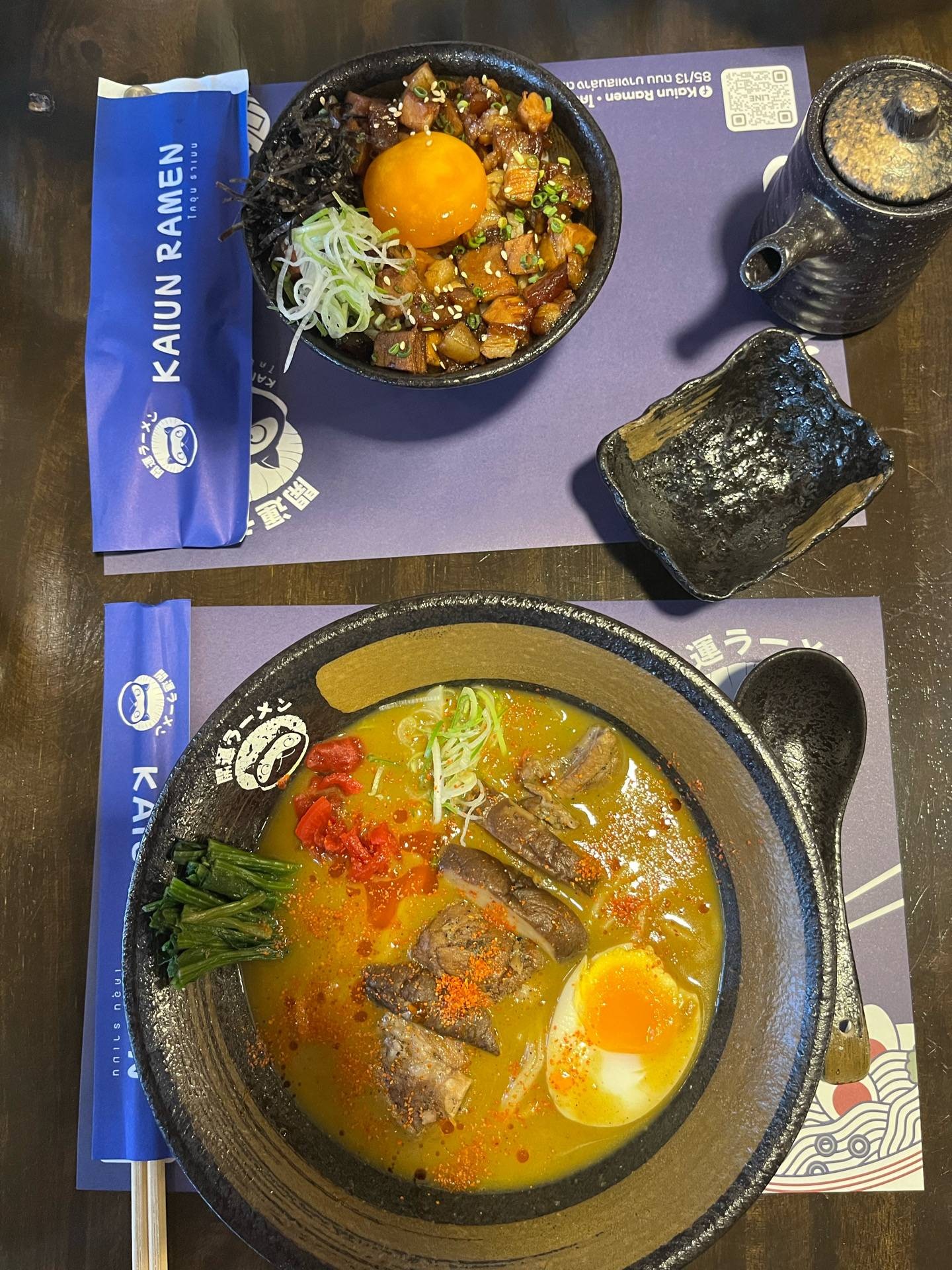 รีวิว Kaiun ramen บางแสน - อาหารอร่อยที่จอดรถมีบริการเยอะมากพนักงาน ...