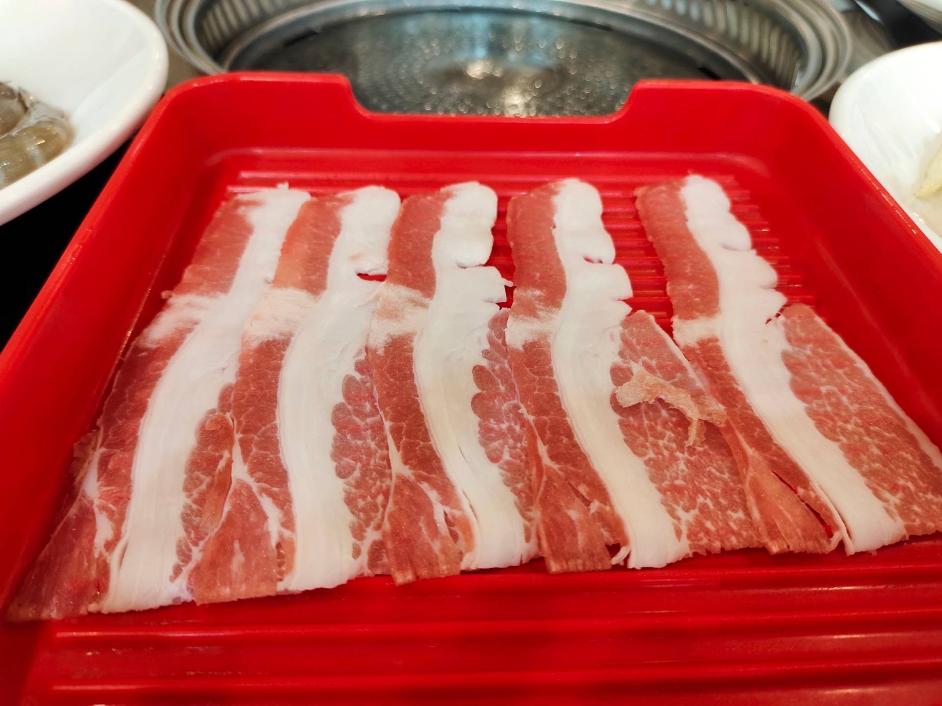 สามชั้นสไลด์ ร้าน So Grill And Shabu Big C สมุทรปราการ