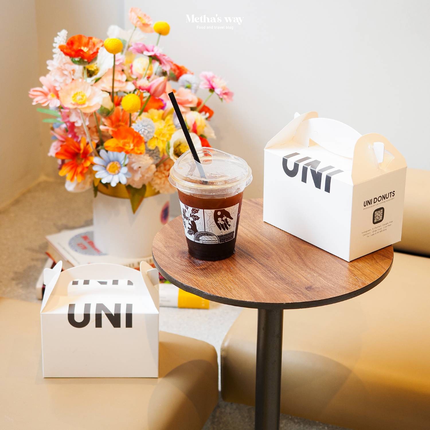 รีวิว UNI DONUTS นามะโดนัท อโศก - โดนัทครีมสด เนื้อนุ่ม ไส้ทะลัก 🥯
