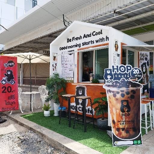 ร้าน HOP Chafe (ฮ็อป ชาเฟ่) Hop Chafe Mini Big C ซอยสวนมะพร้าว | รีวิว ...