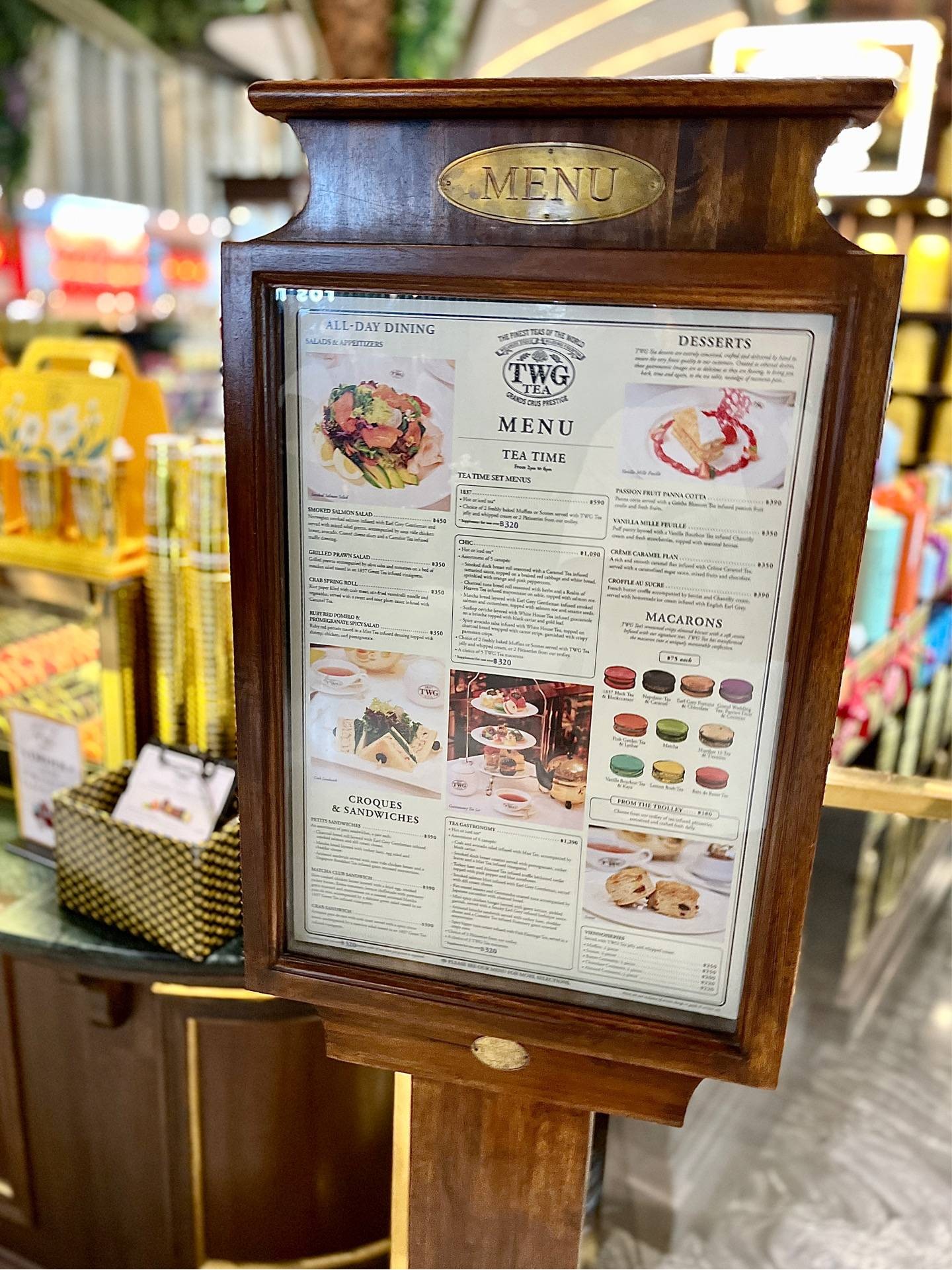 🧾 TWG Menu. ร้าน TWG Tea ไอคอนสยาม