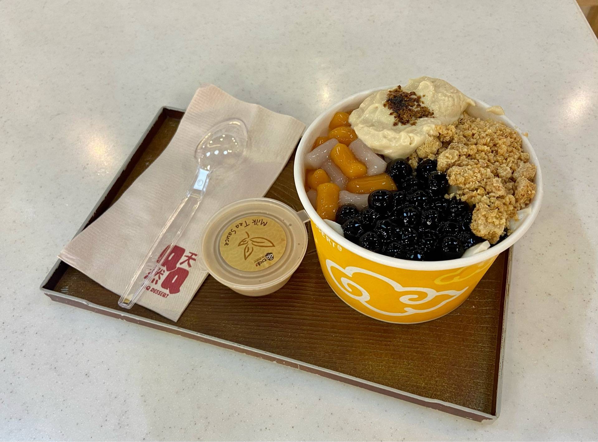 รีวิว QQ Dessert เซ็นทรัล พระราม 3 - Taiwanese Tofu Pudding