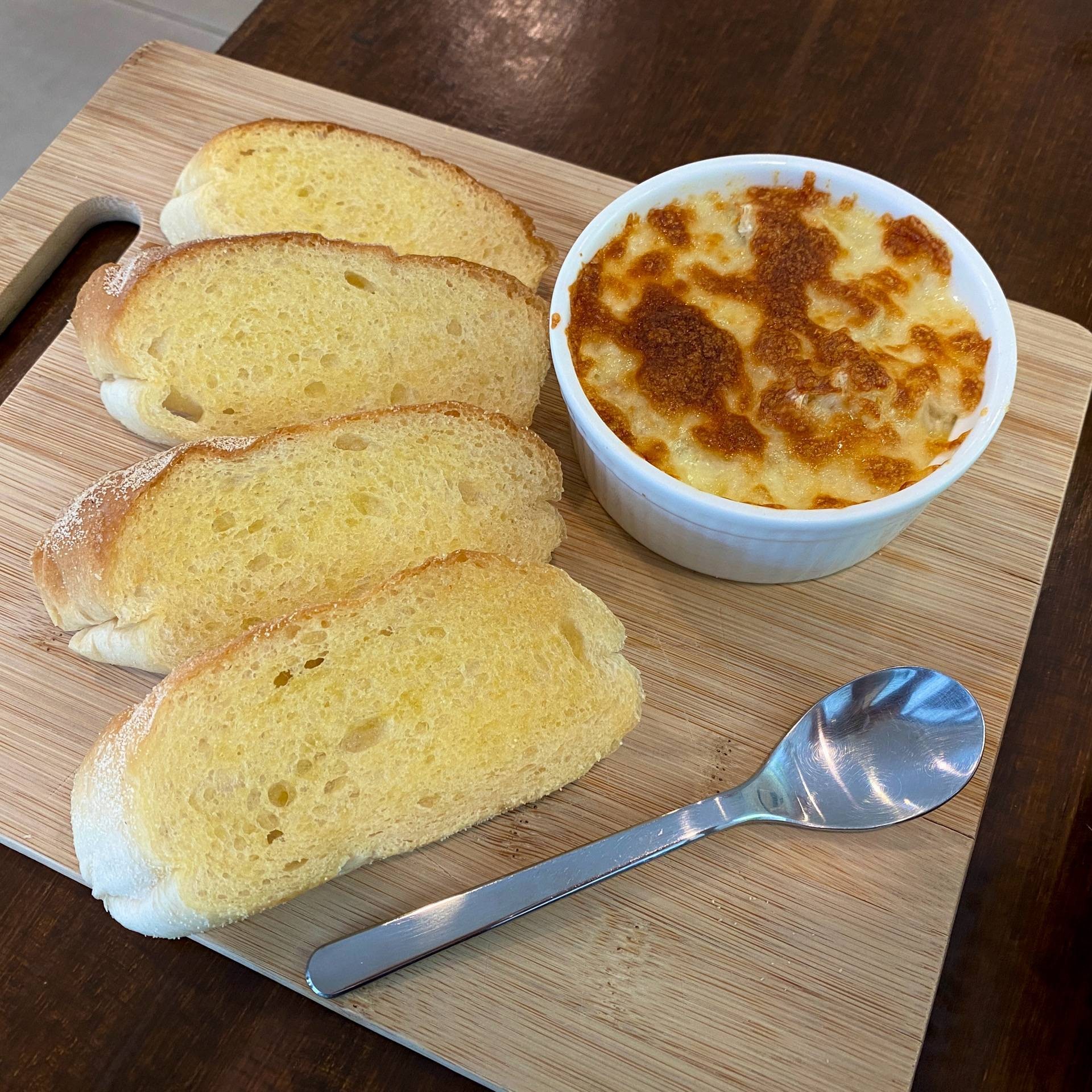 Crab Au Gratin ร้าน Nymph