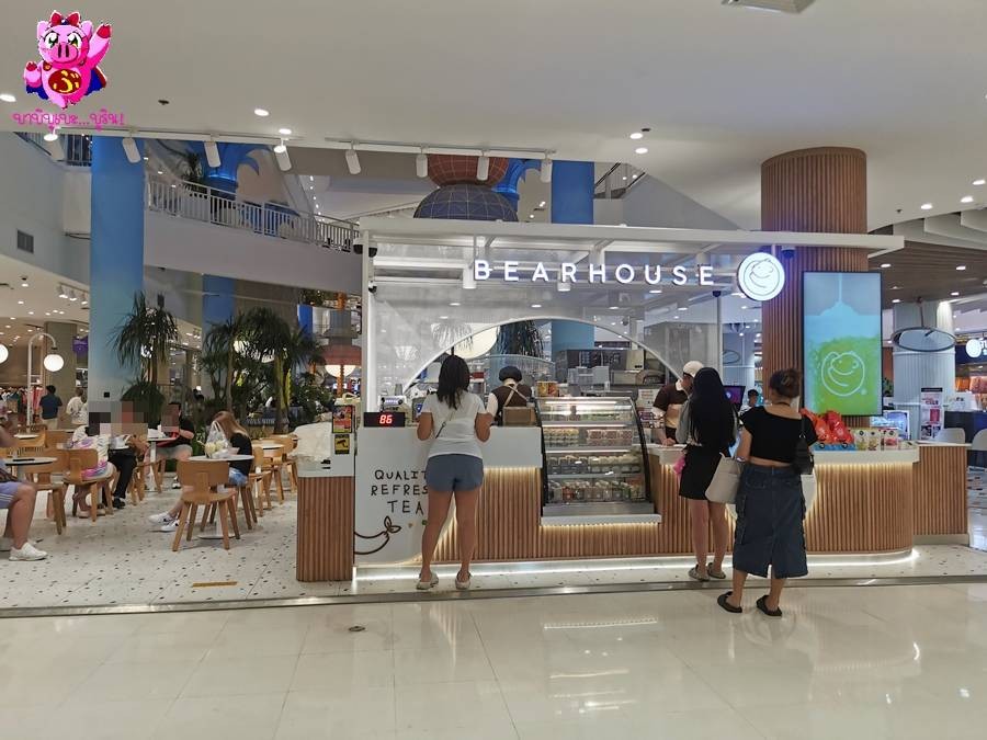 รีวิว BEARHOUSE Themall บางแค ชั้นG - ชาเข้มข้น ไข่มุกอร่อย