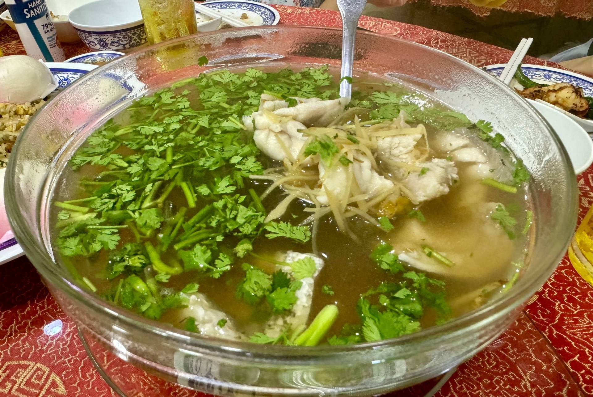 เนื้อปลาเก๋าต้มบ๊วย ร้าน Jok โต๊ะเดียว(เยาวราช) คลองถม - วรจักร - ยศเส