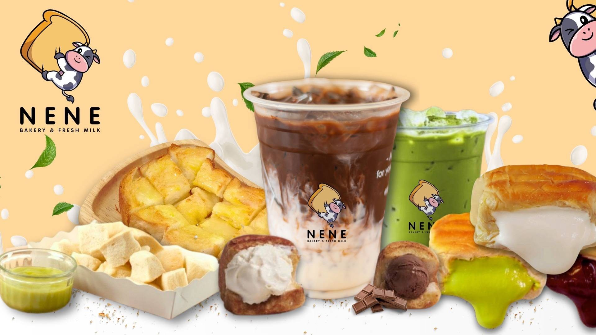 NENEปังปิ้งไส้ทะลักและน้ำ"ทุกมื้อมีแต่ความอร่อย" - - สั่งอาหารเดลิเวอรี ...