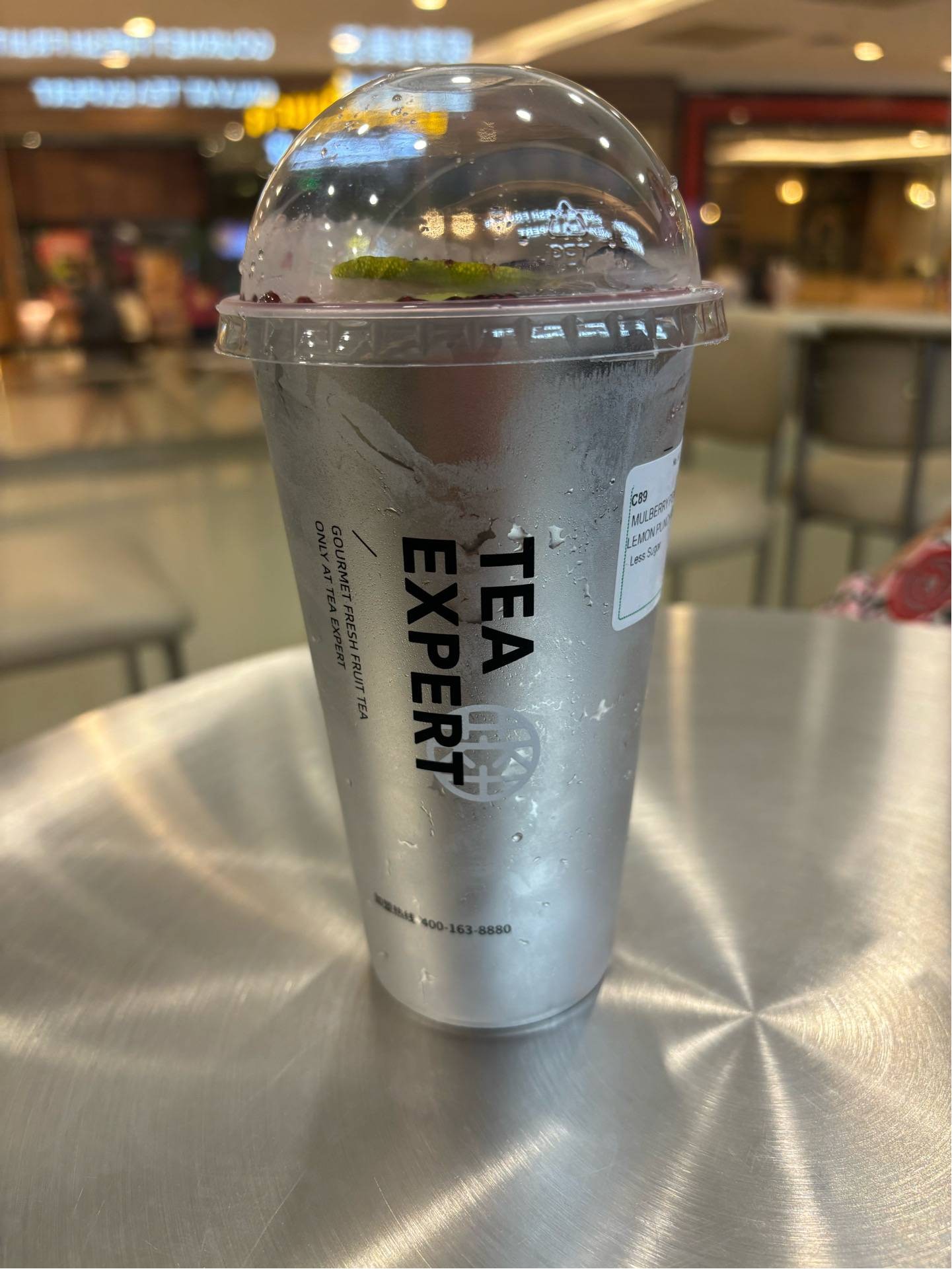 รีวิว Tea Expert Queensbay mall - ร้านชา และน้ำผลไม้ ชาชีส ก็มีให้เลือก