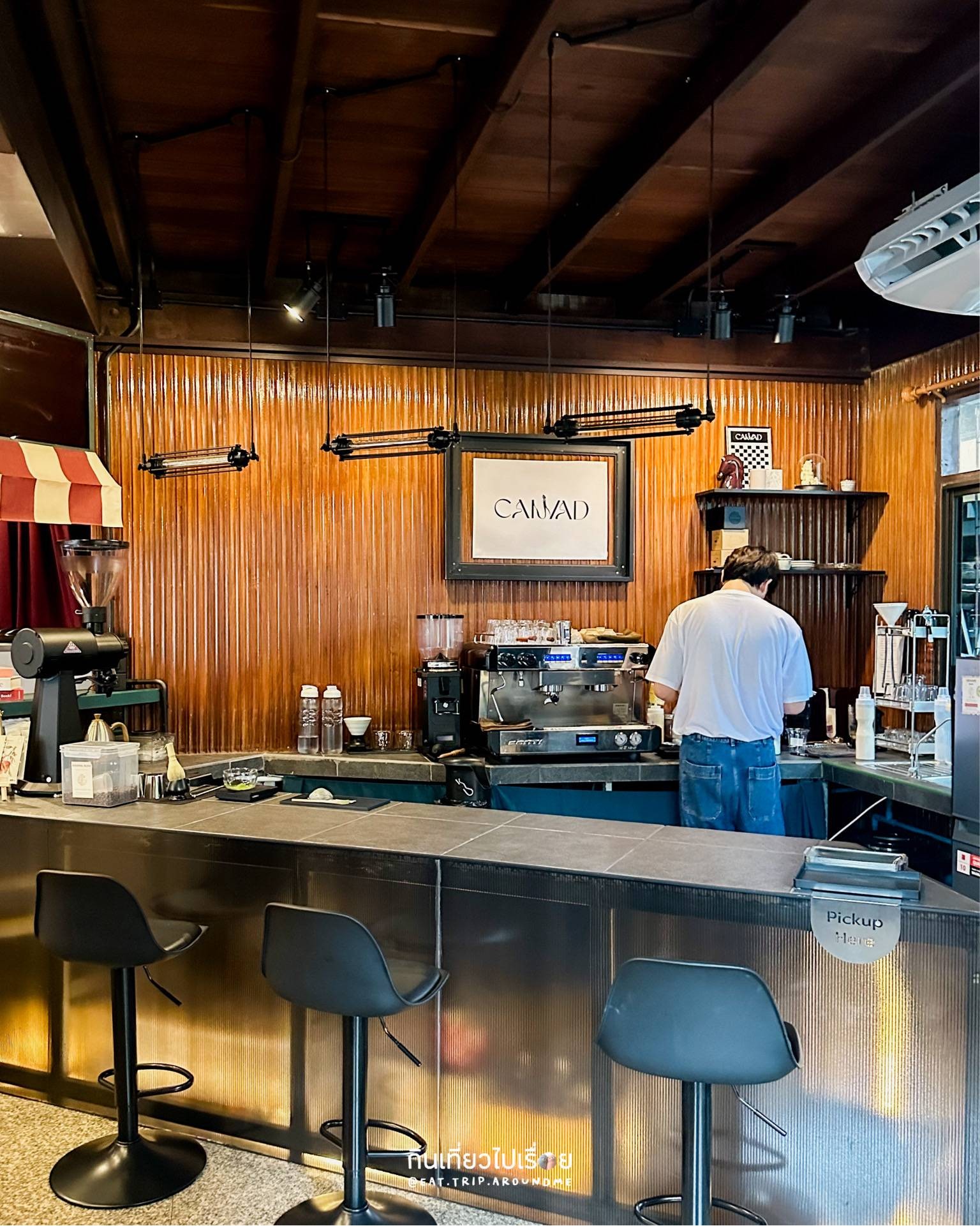 รีวิว Canvad cafe - เป็นร้านกาแฟที่มี ไอศกรีม softserve โยเกิร์ตอร่อยมาก